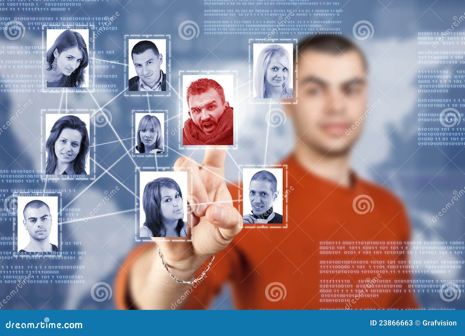 Struttura di rete sociale immagine stock. Immagine di formazione - 23866663