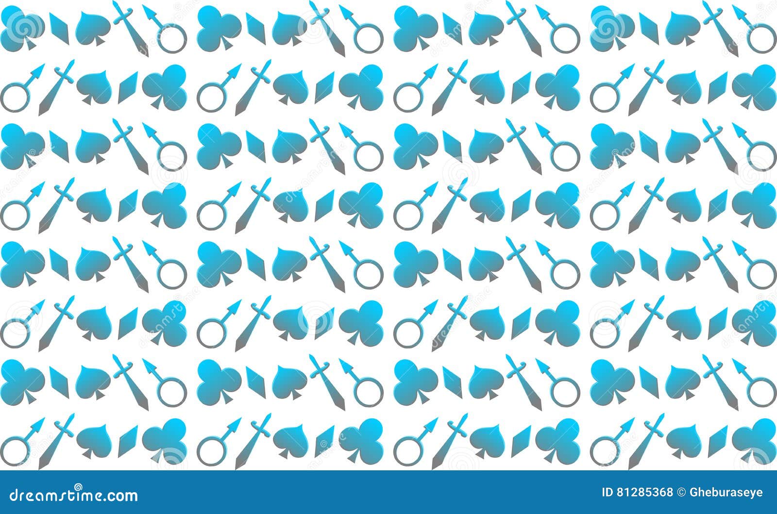 Struttura Variopinta Con I Vari Simboli Fotografia Stock ...