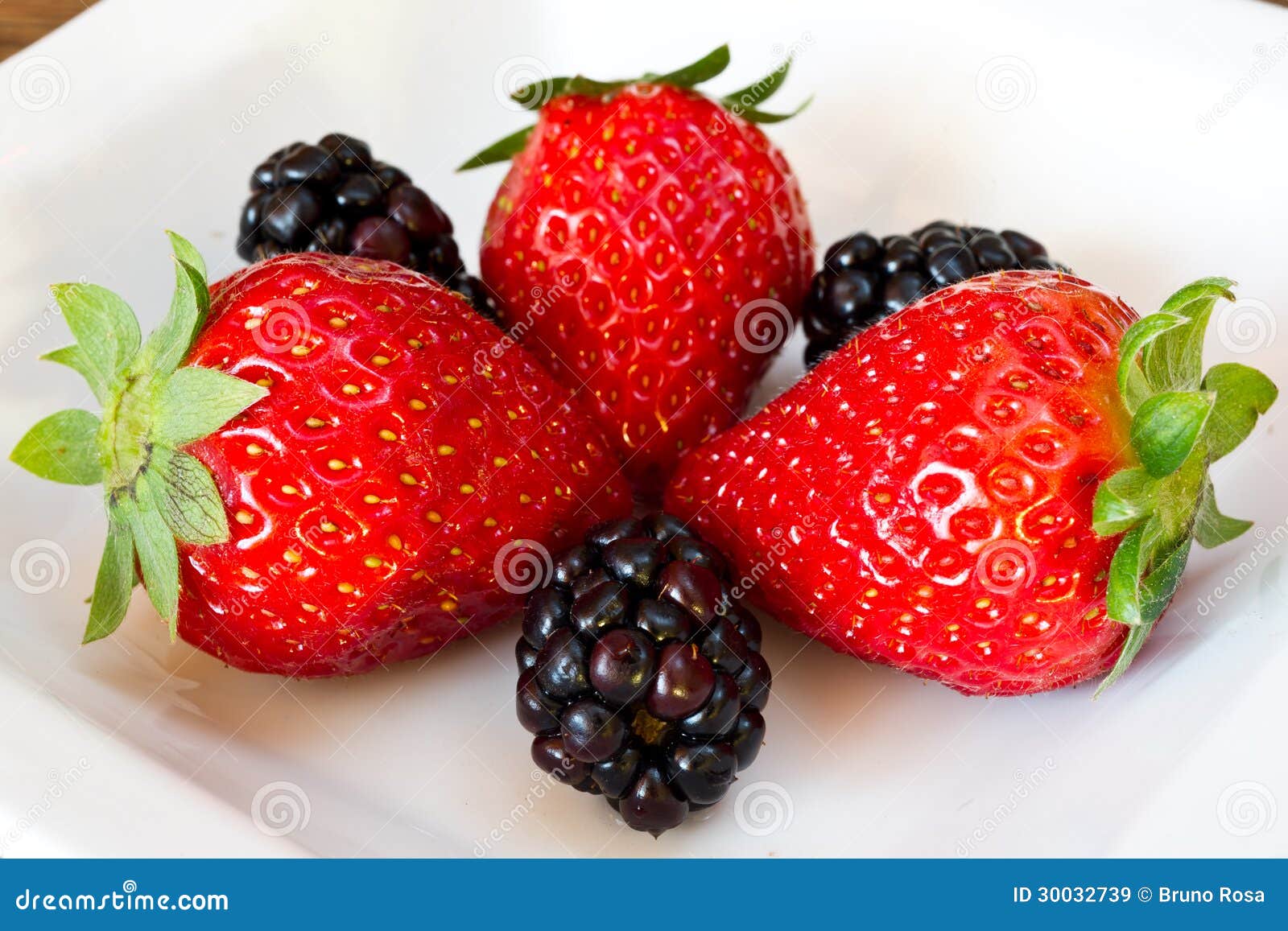 Strawberries and Blackberries Stock Image - Image of balance, berry ...