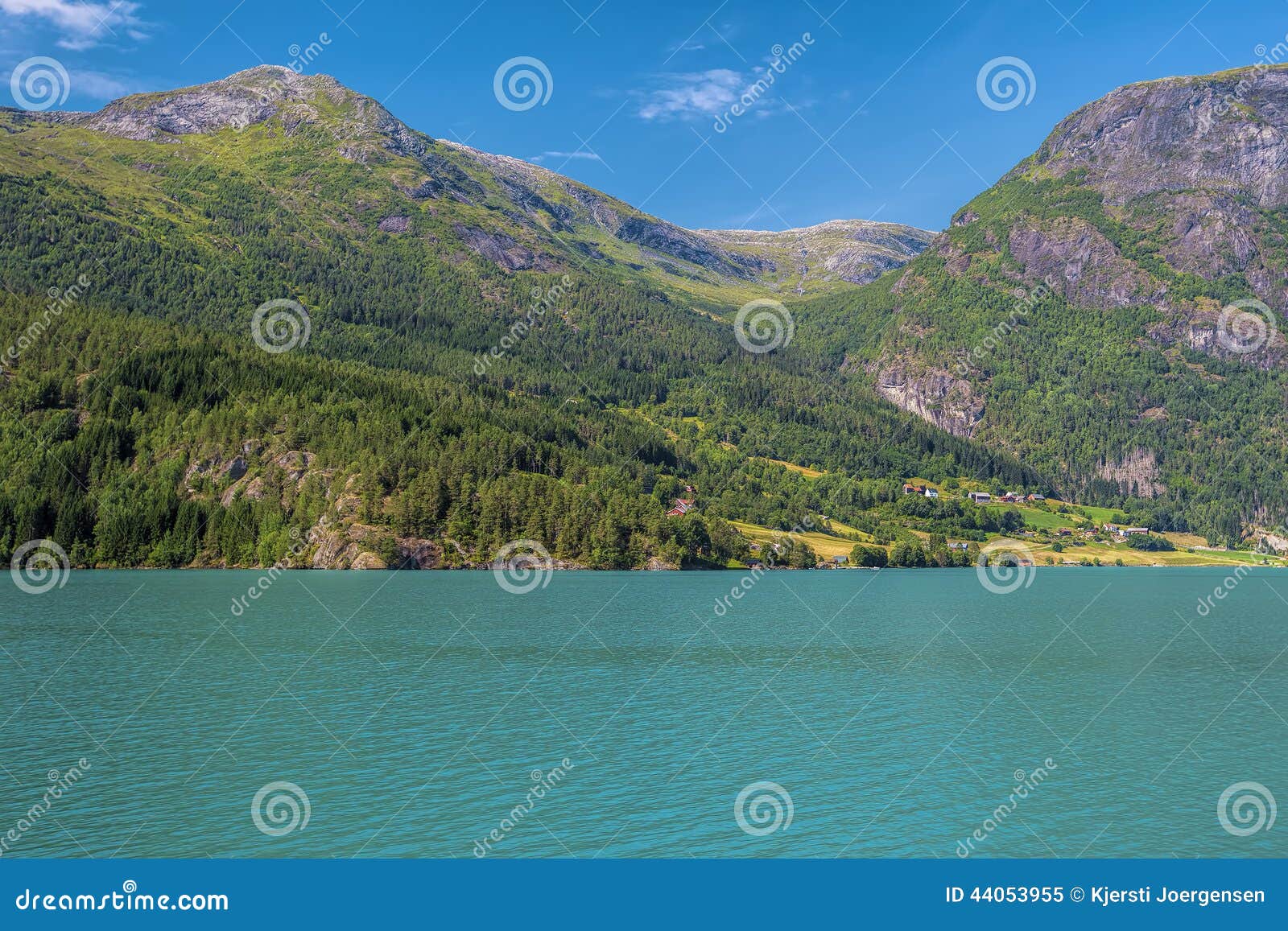 Stryn in Norway stock image. Image of flora, hillside - 44053955