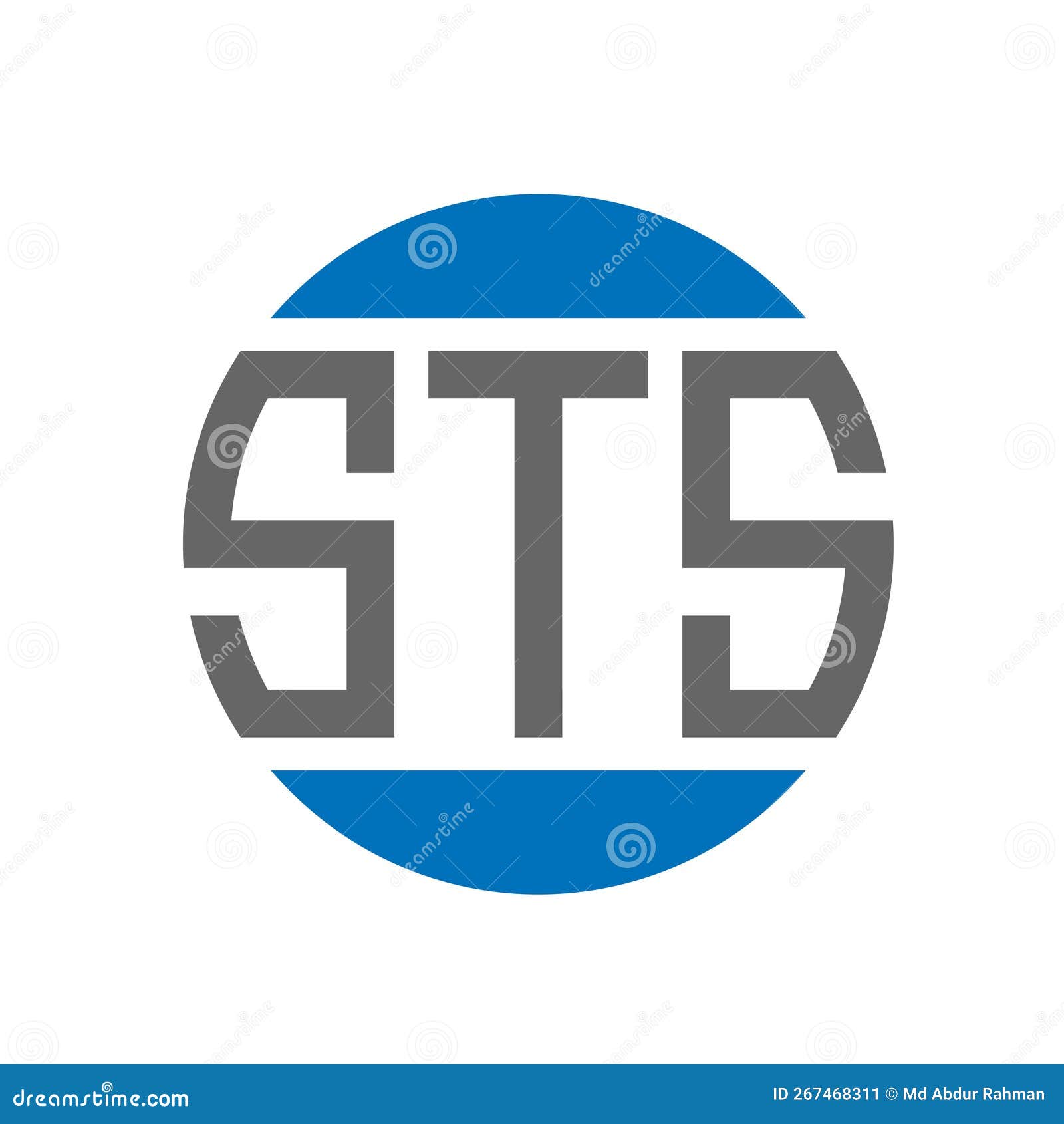 STS Letter Logo Design on White Background. STS Creative Initials ...
