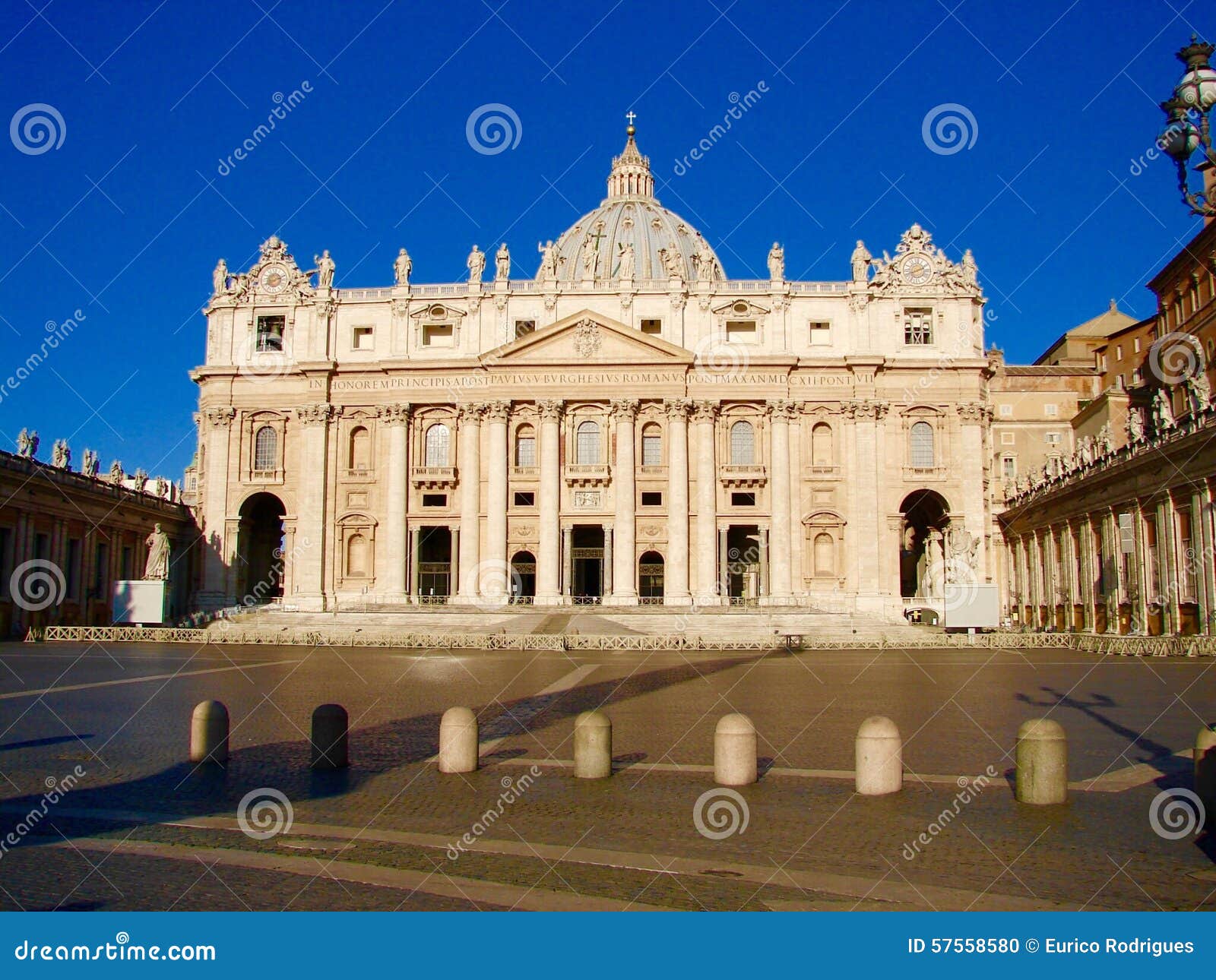 Sts Peter Basilika, Rome, Italien Arkivfoto - Bild av semester ...