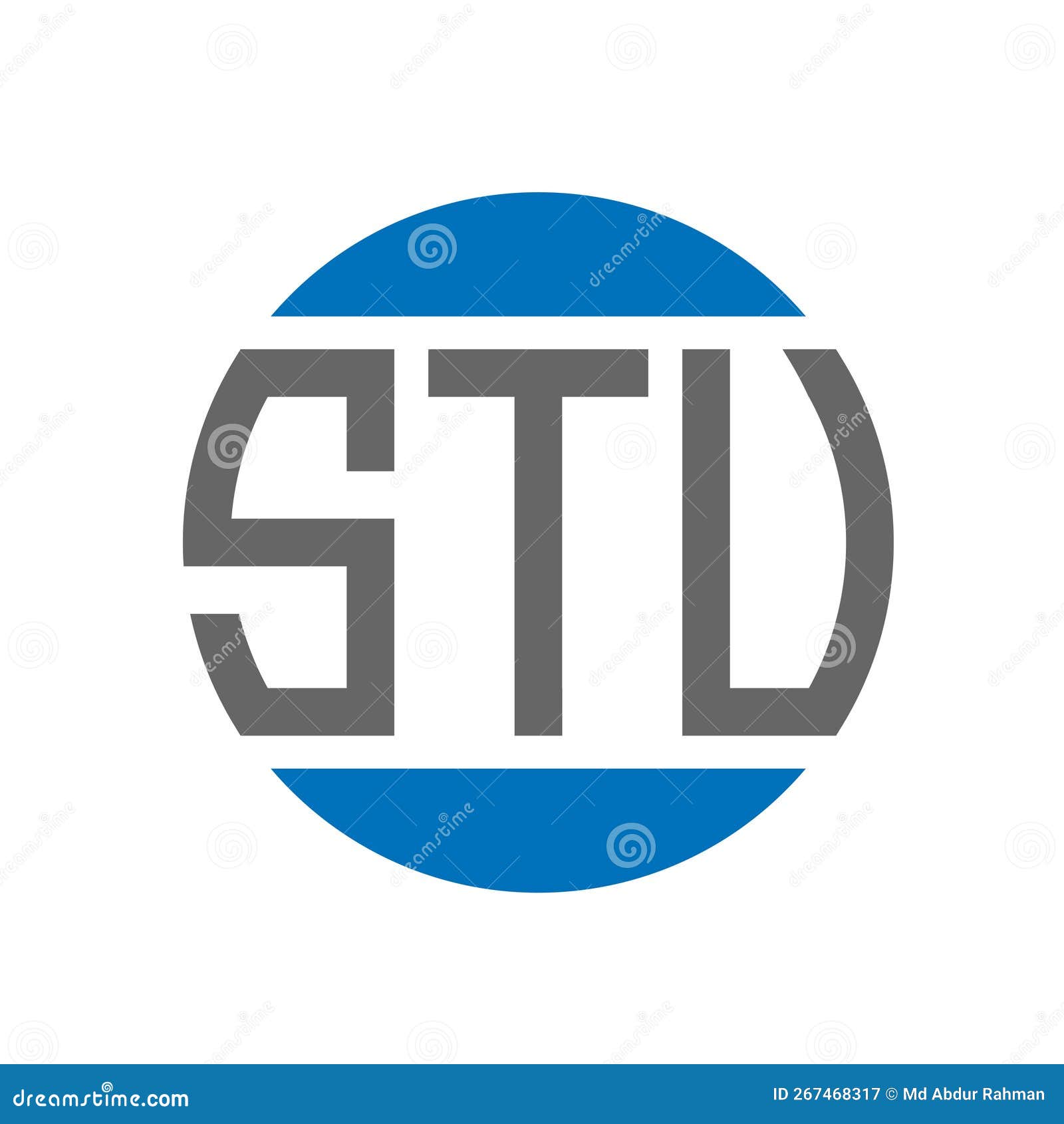 STU Letter Logo Design on White Background. STU Creative Initials ...