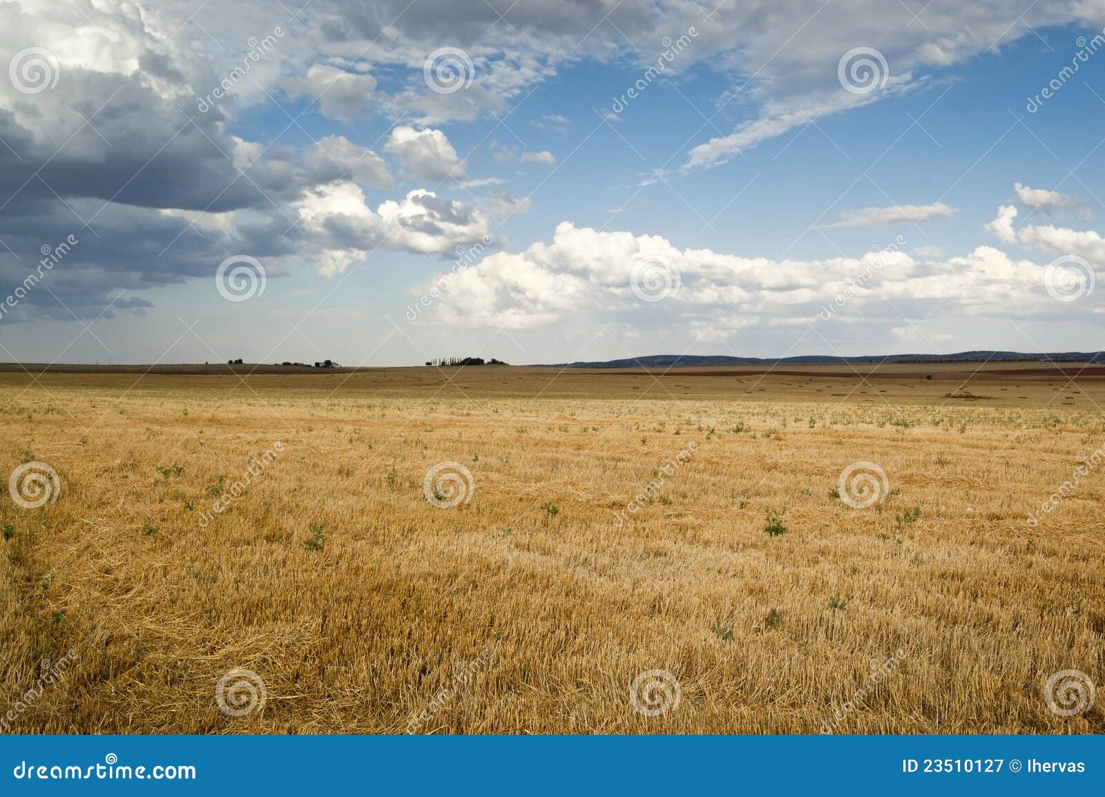 Stubble field stock image. Image of fallow, landscape - 23510127