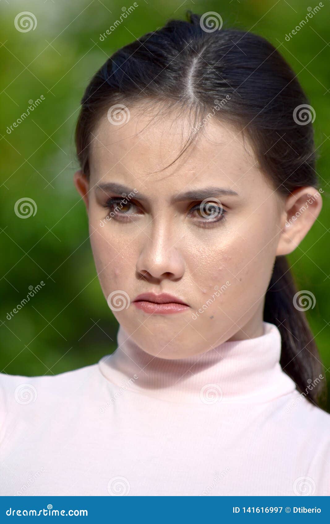A Stubborn Female Woman stock image. Image of women - 141616997