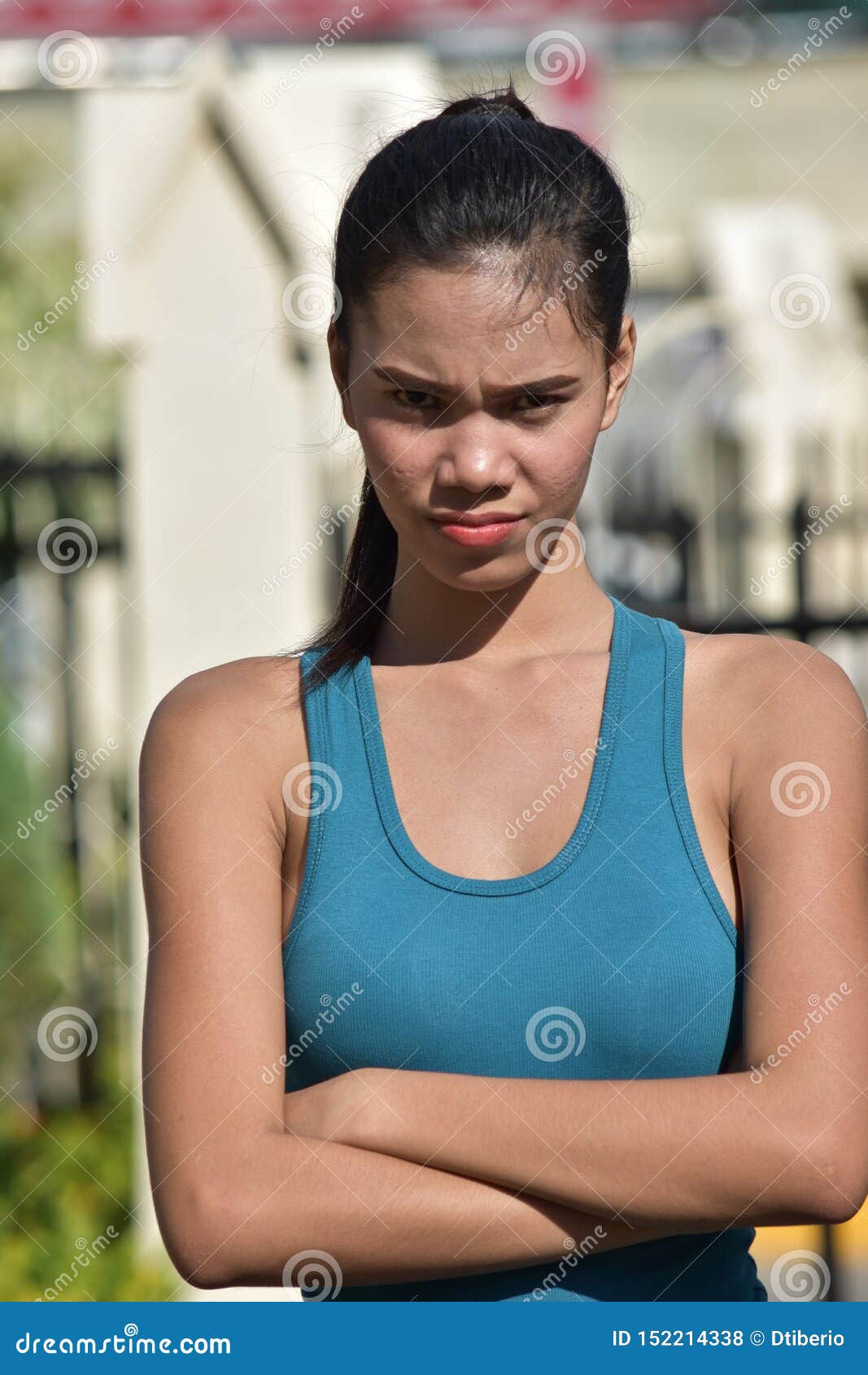 A Stubborn Female Woman stock photo. Image of refusal - 152214338