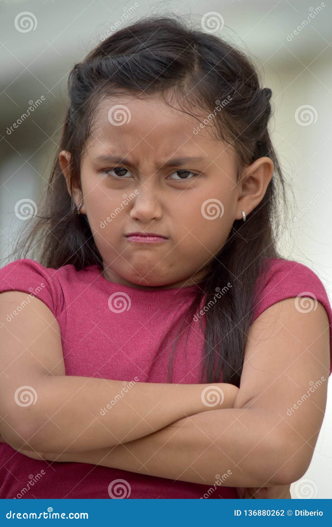 A Stubborn Girl Youth stock photo. Image of youngsters - 136880262