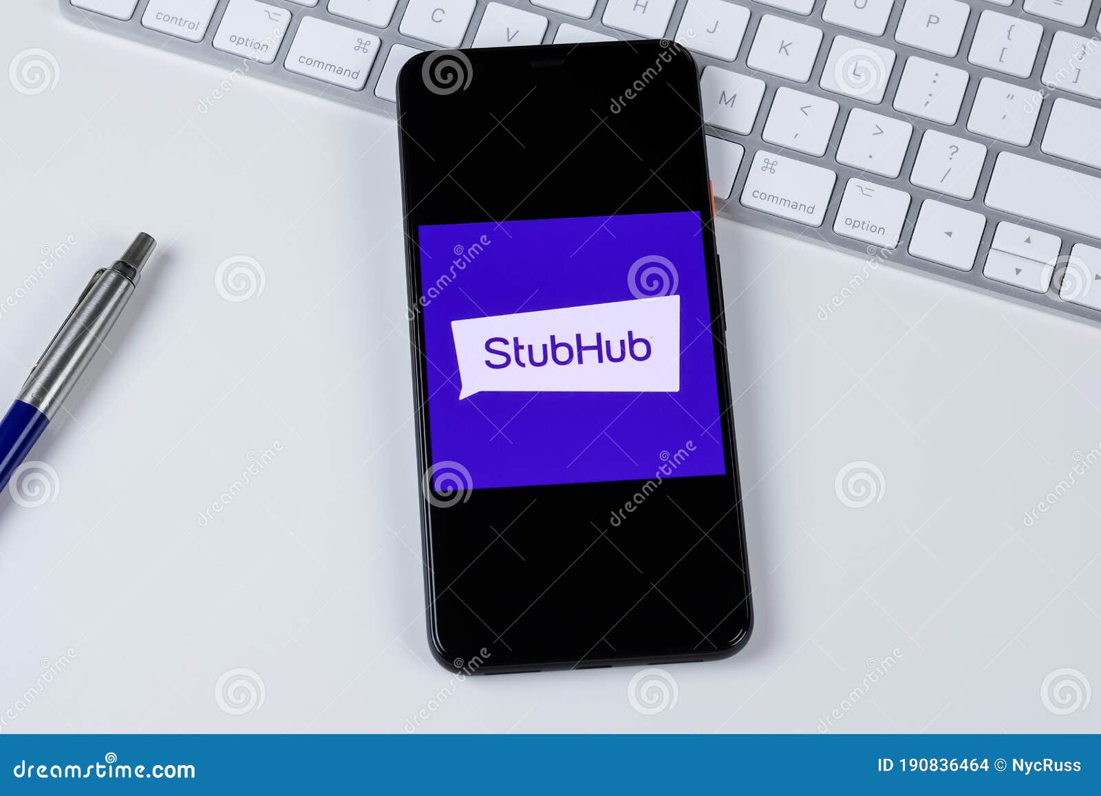 StubHub App Logo on a Smartphone Screen. Editorial Stock Image - Image ...