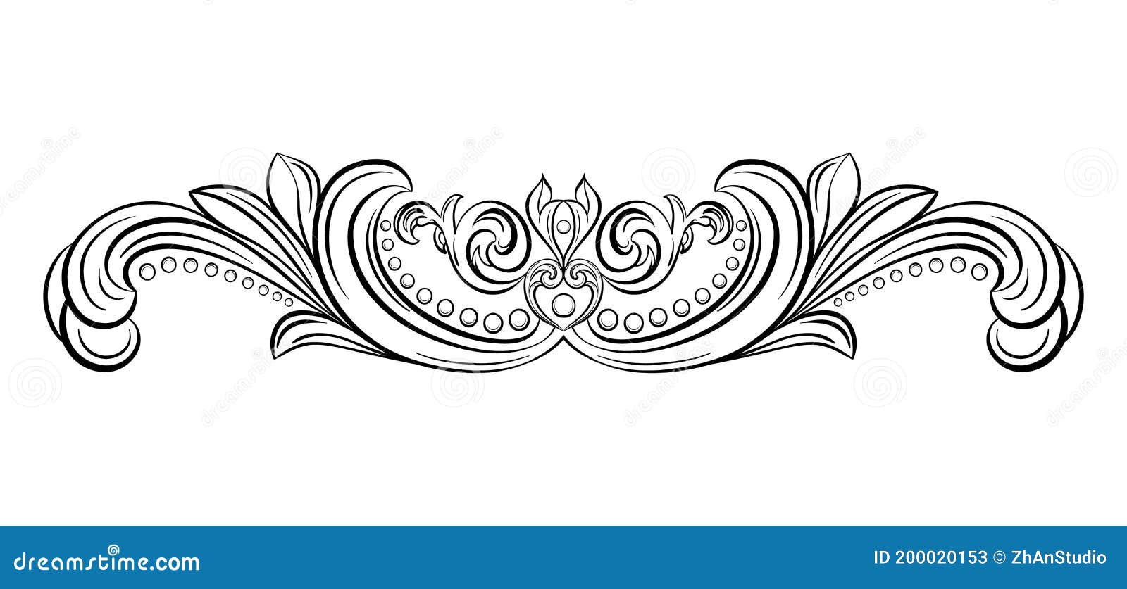 Stucco Frame. Moldings. Stucco Pattern Stock Vector - Illustration of ...