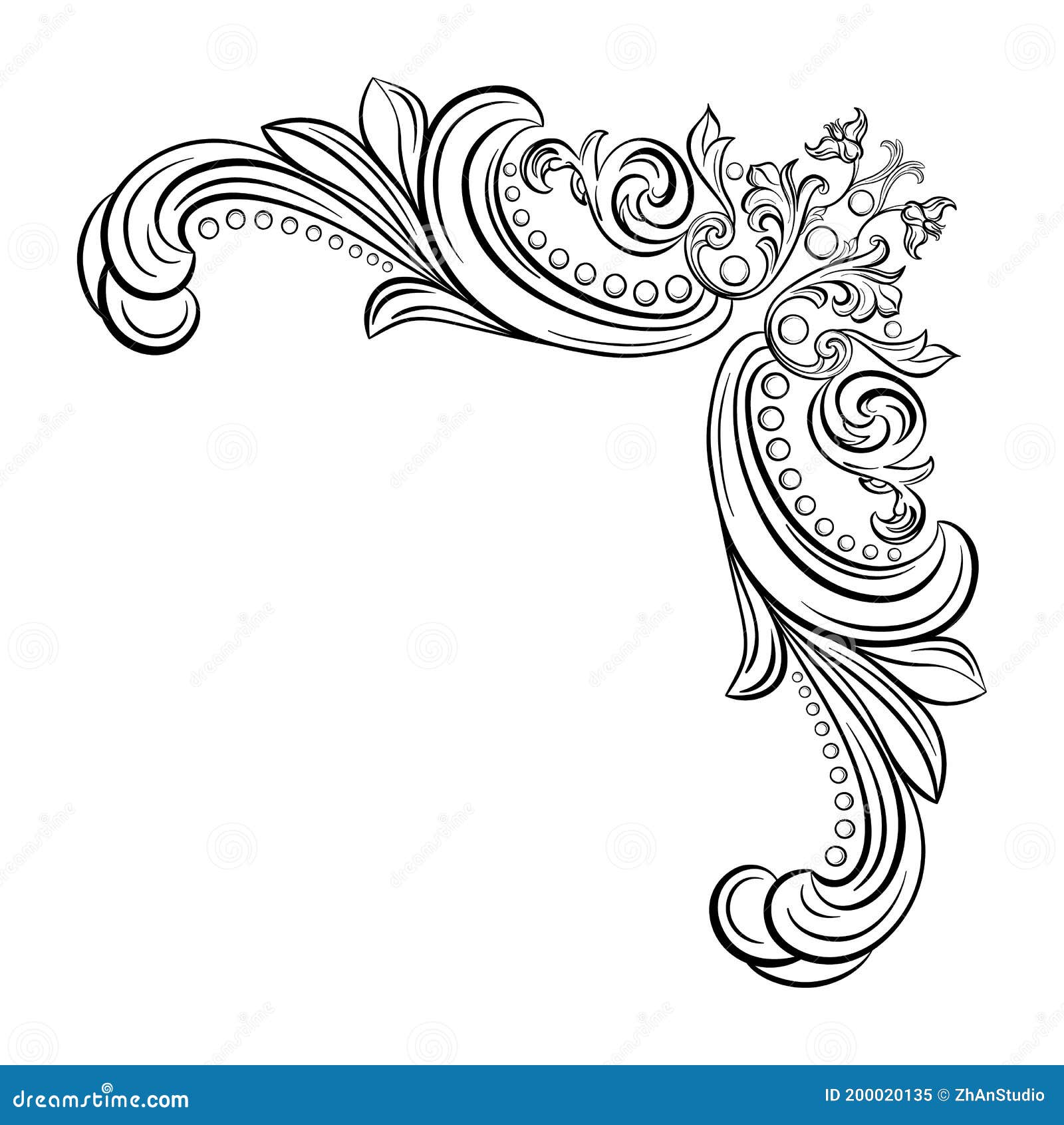 Stucco Frame. Moldings. Stucco Pattern Vector Illustration ...