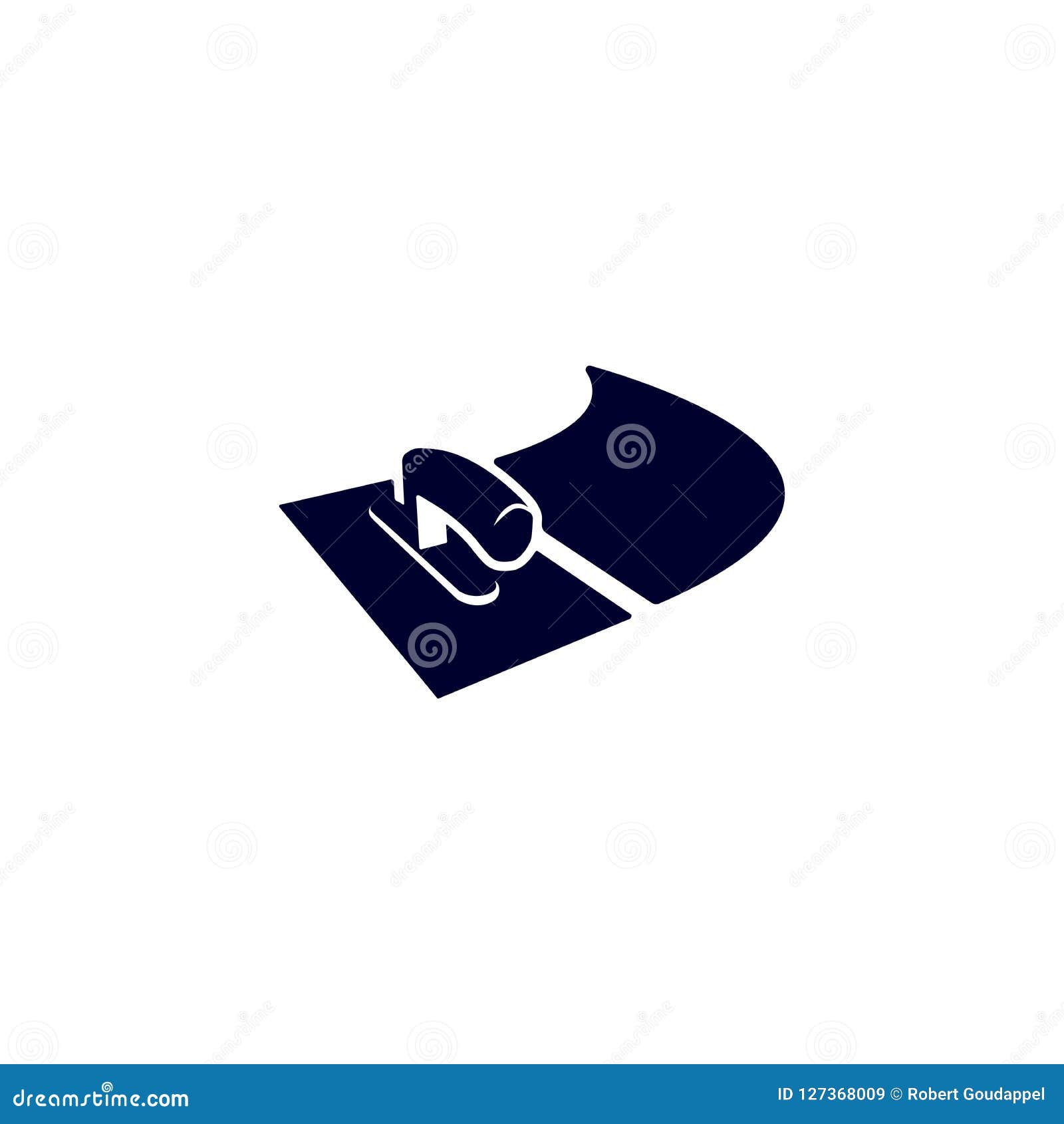 Stucco Plasterer Logo Left stock vector. Illustration of tool - 127368009