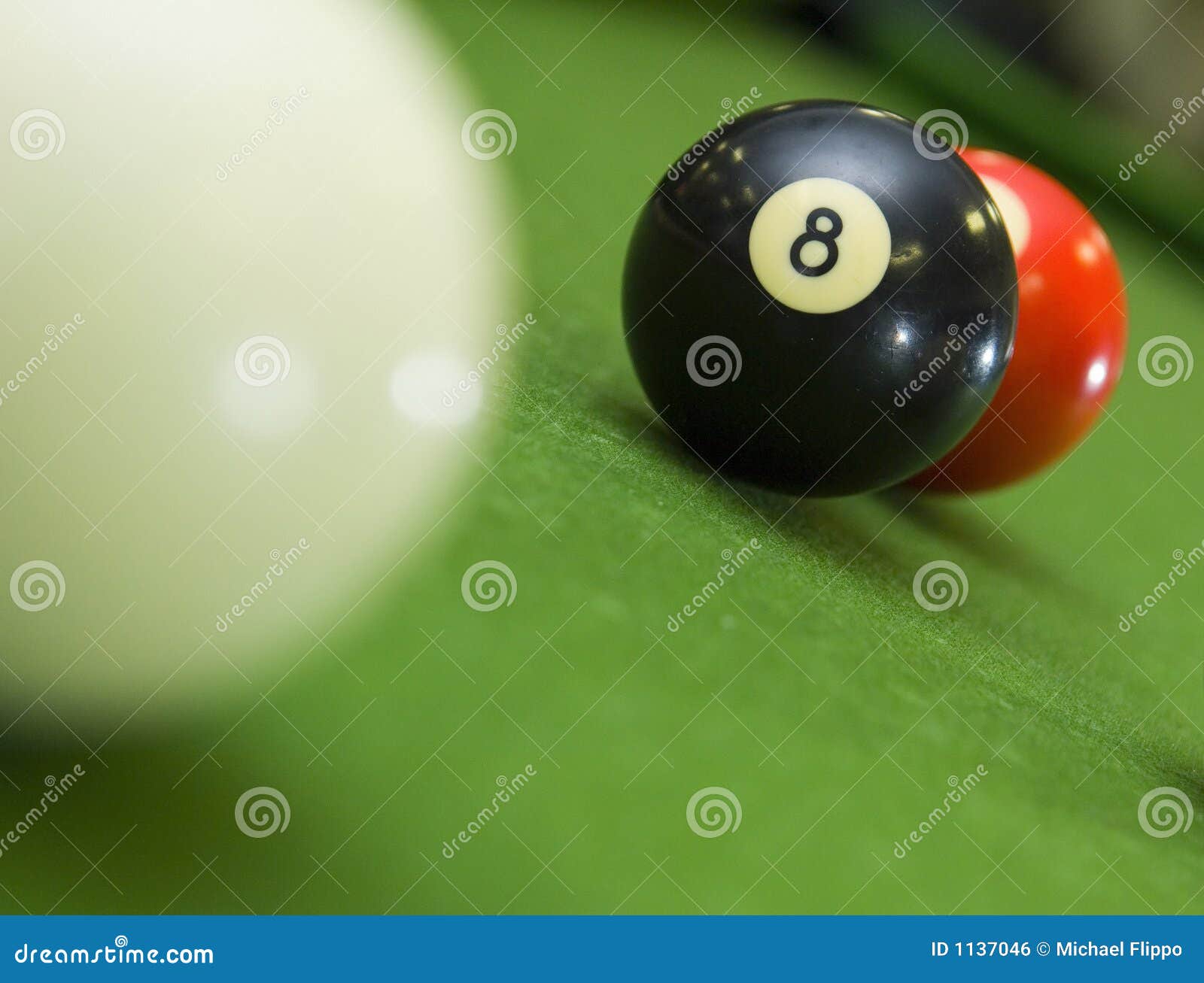 Stuck behind the 8-ball stock photo. Image of ball, green - 1137046