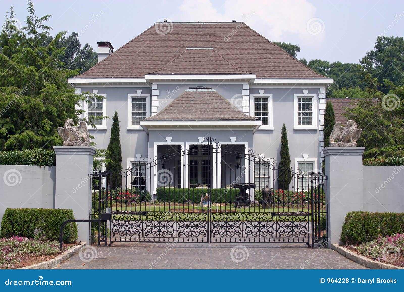 Stuck-Haus stockfoto. Bild von gebäude, villa, stuck, werft - 964228