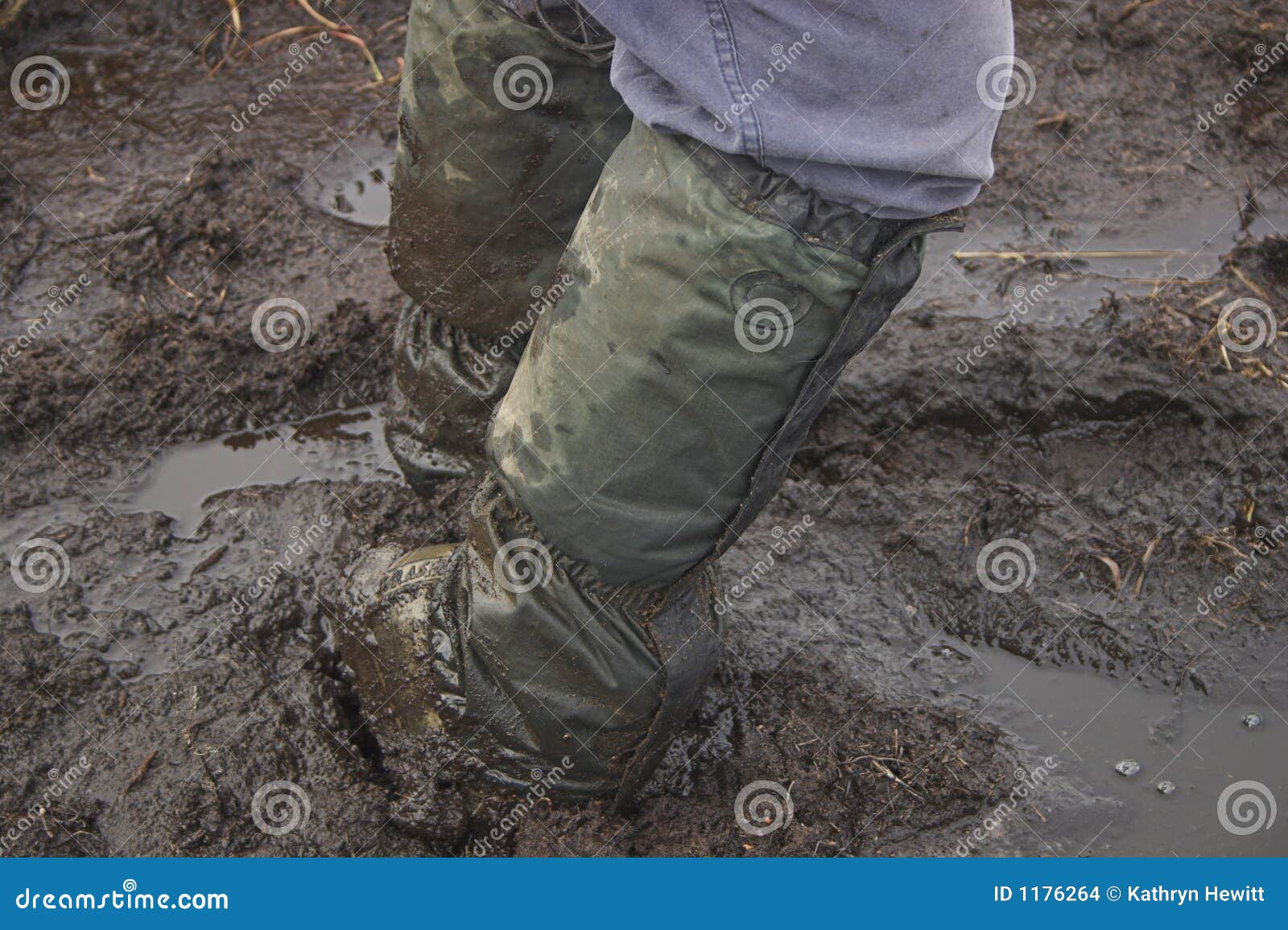 Submerged In Mud Boots