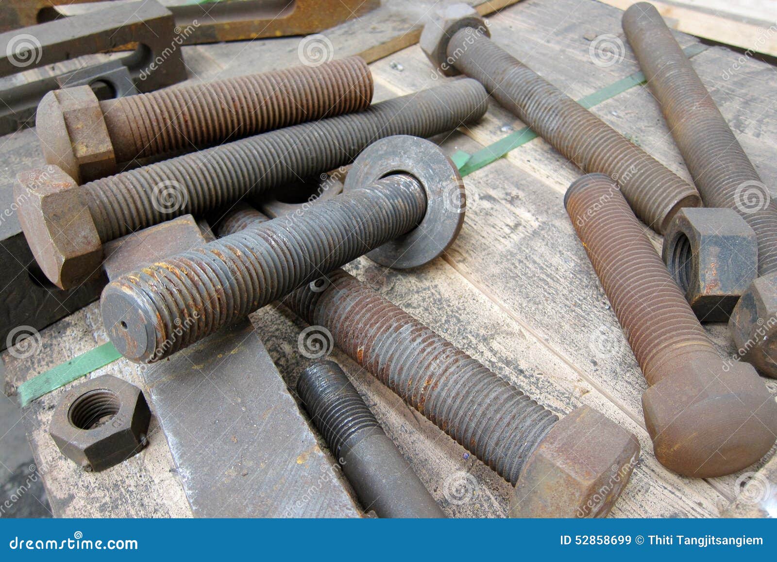 Stud Bolt And Clamp Stock Image | CartoonDealer.com #53408407