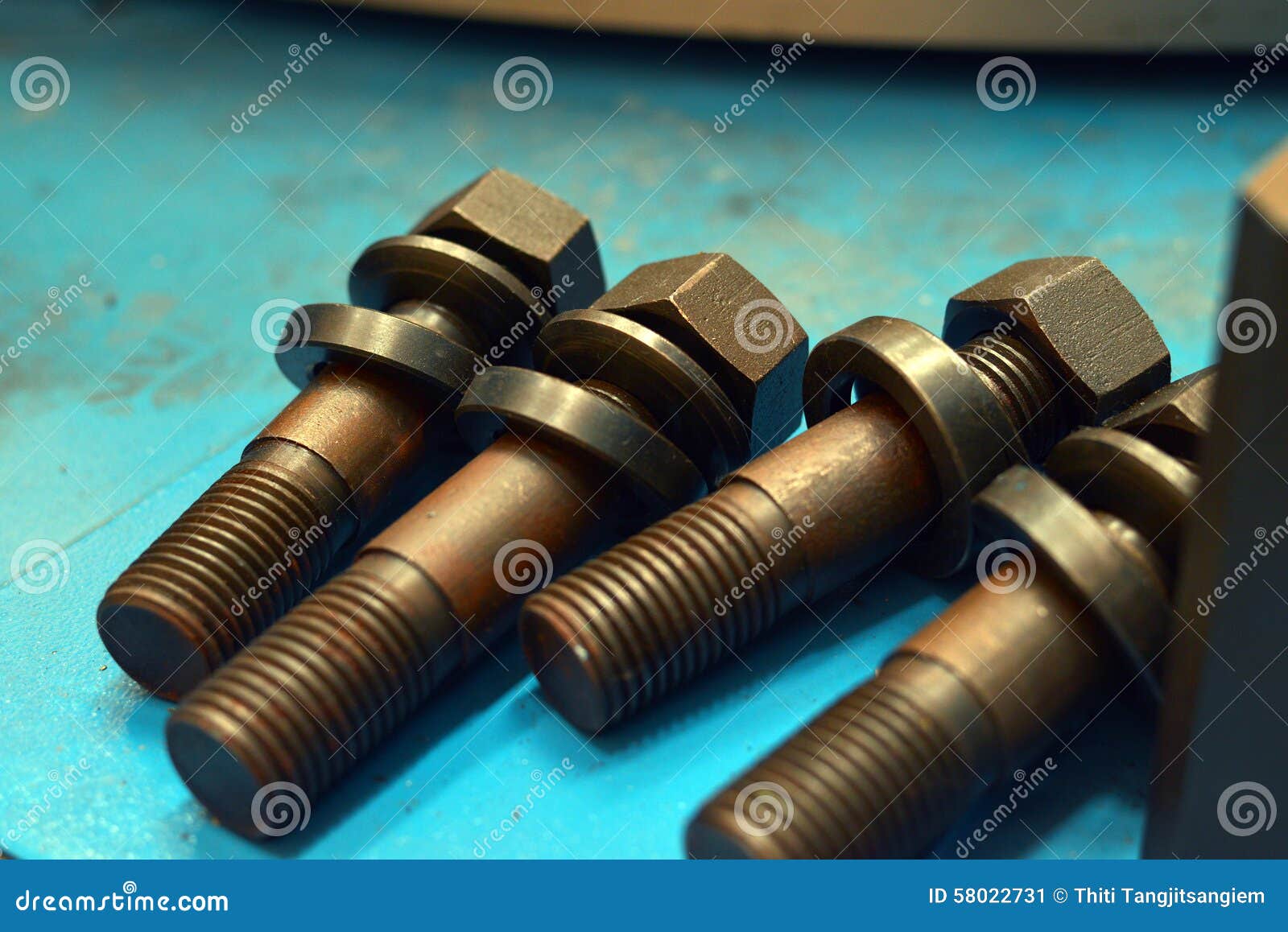 Stud Bolt And Clamp Stock Image | CartoonDealer.com #53408407