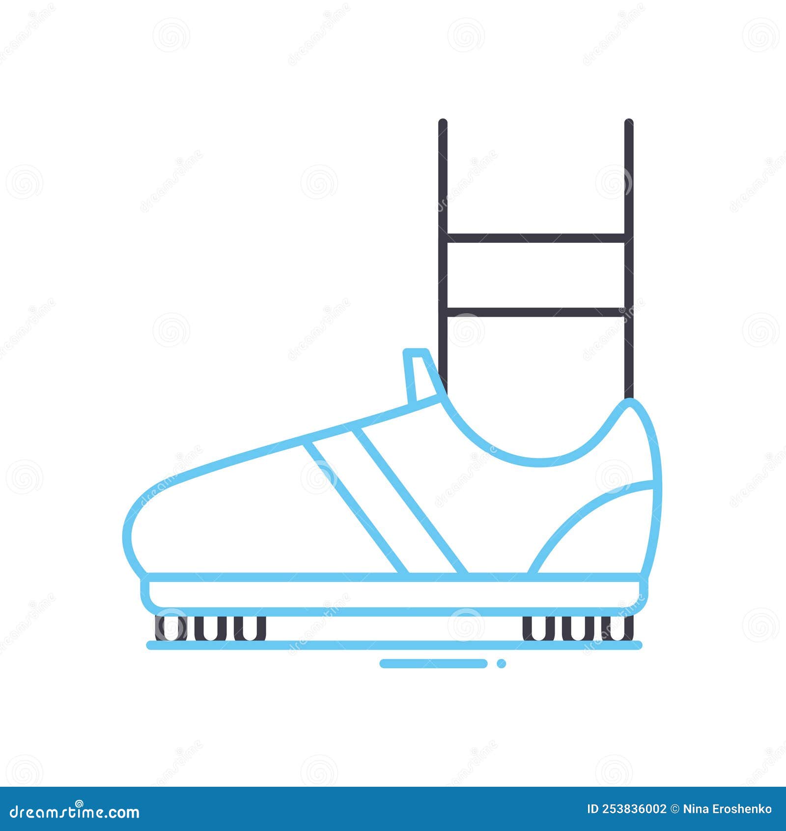 Stud Line Icon, Outline Symbol, Vector Illustration, Concept Sign Stock ...