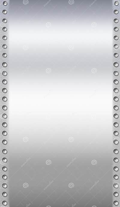 Studded Smooth Steel Background Stock Image - Image of shapes, gloss ...