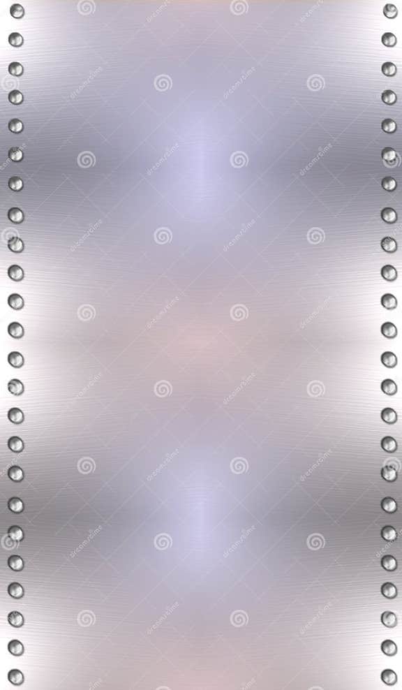 Studded Stainless Steel Background Stock Illustration - Illustration of ...