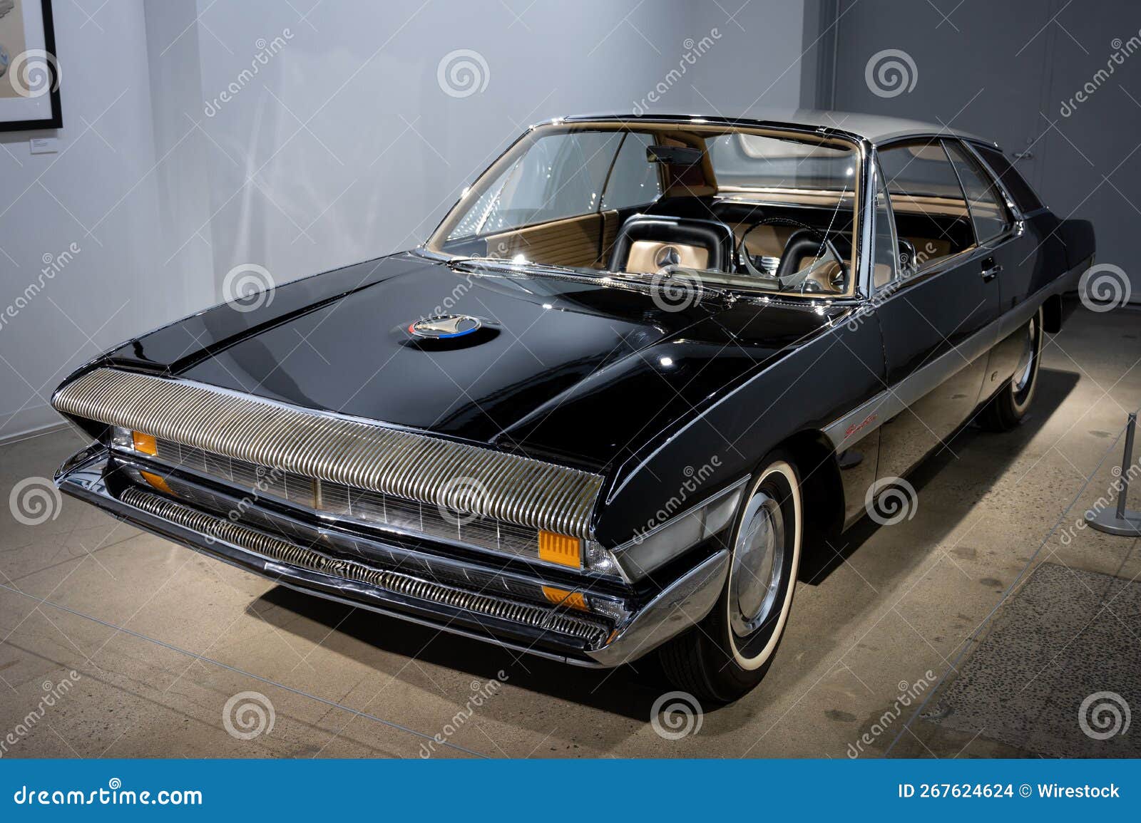 Detail of the 1963 Studebaker Scepter Prototype Car Editorial Stock ...