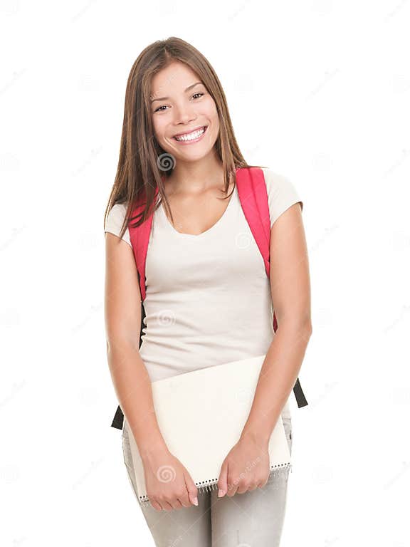 Student stock image. Image of cute, backpack, happy, neutral - 15269217