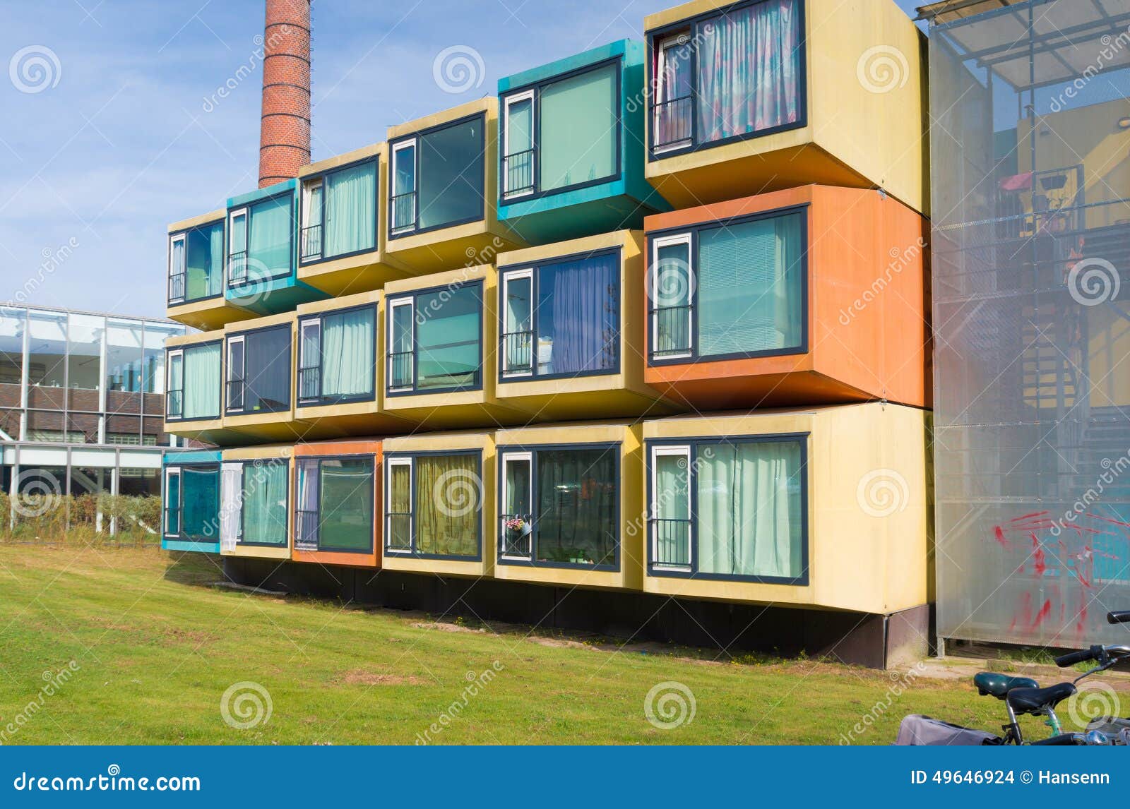 Student apartments stock photo. Image of housing, freight - 49646924