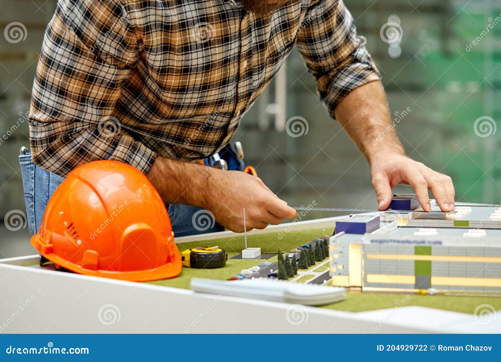 Student Architect Working on Architectural Project Concept, Using 3d ...