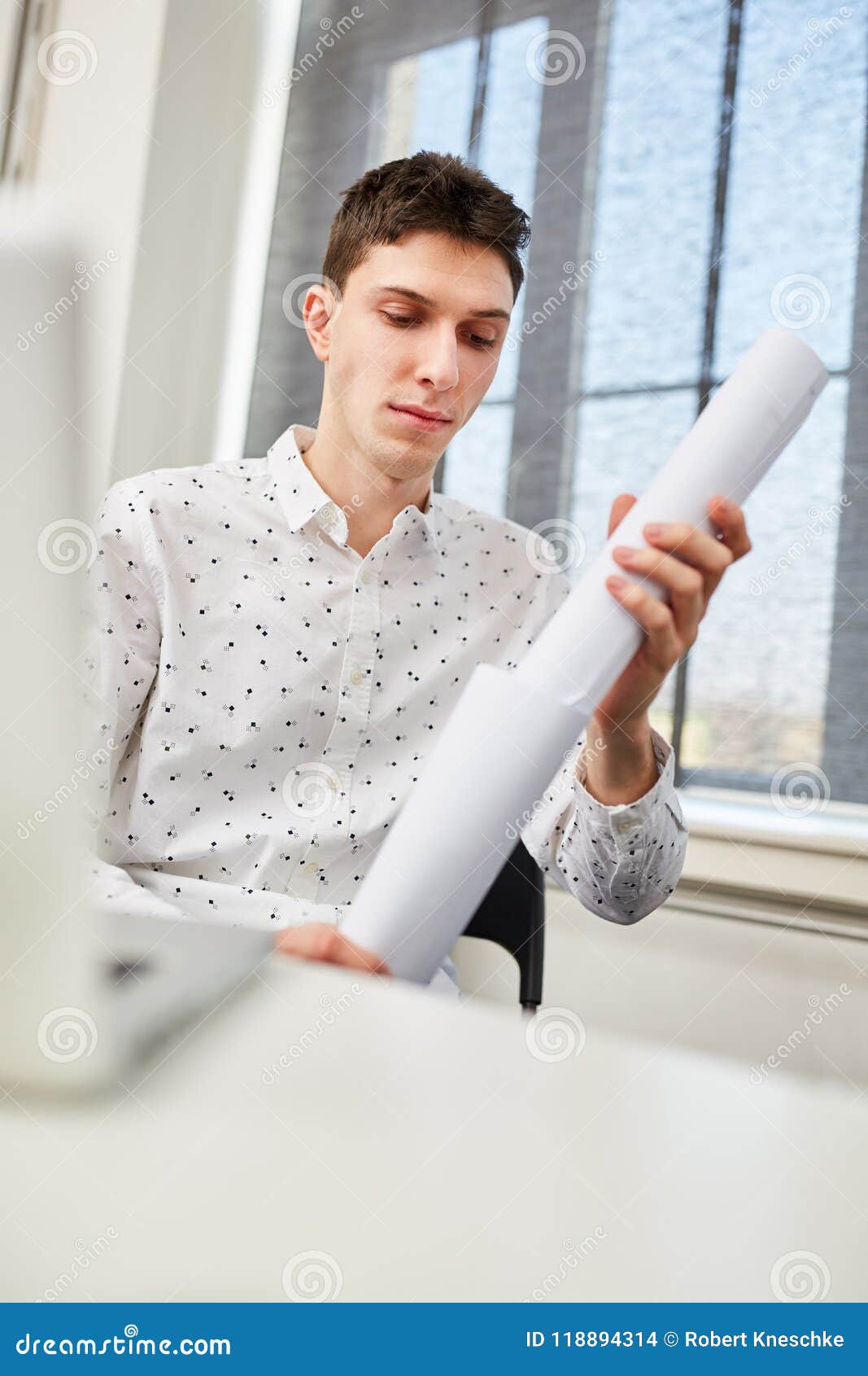 Student As Architect Apprenticeship Trainee Stock Photo - Image of ...