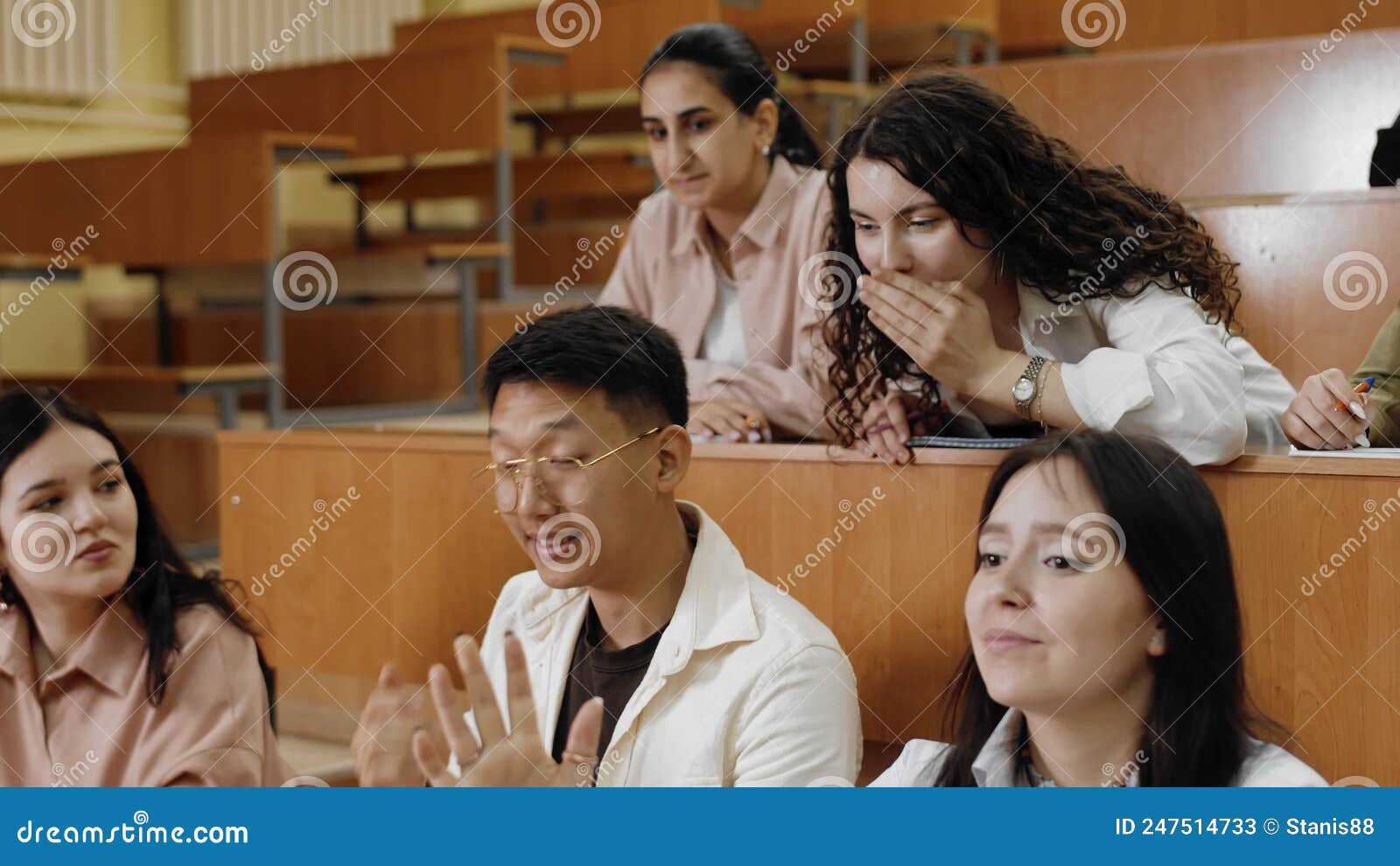 A Student is Asked a Question at a Lecture, the Guy Does Not Know the ...