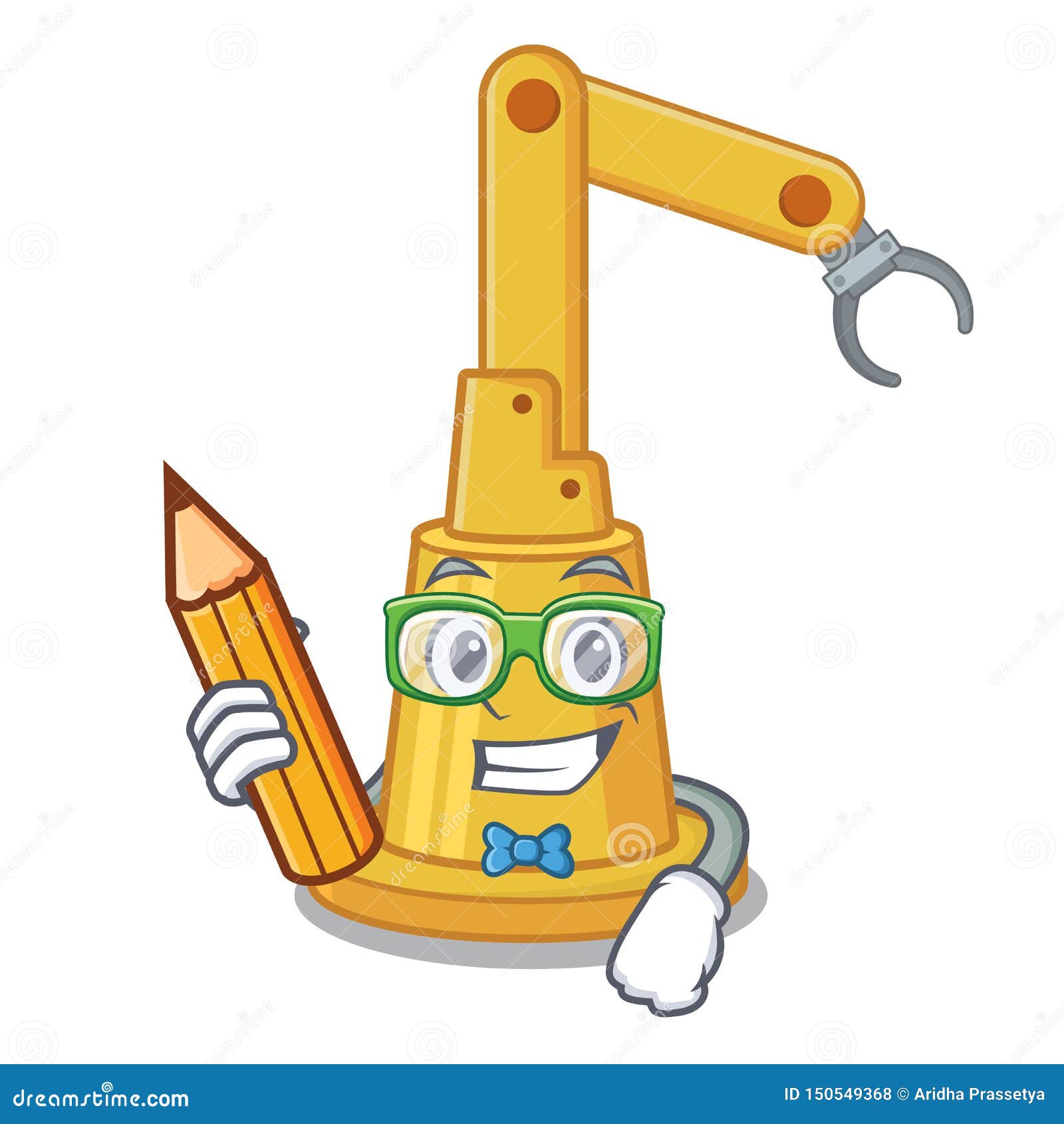 Student Assembly Automation Machine the Cartoon Shape Stock Vector ...