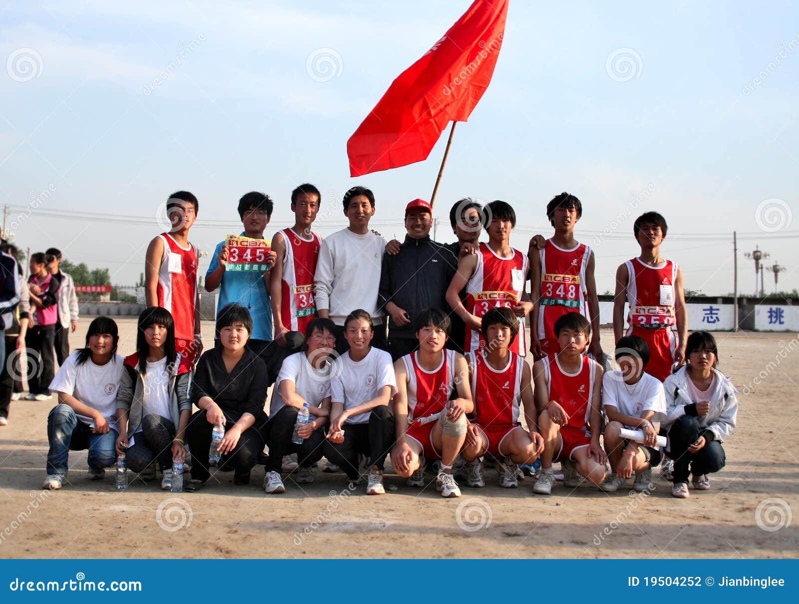 Student Athletes Group Photograph Editorial Photography - Image of ...
