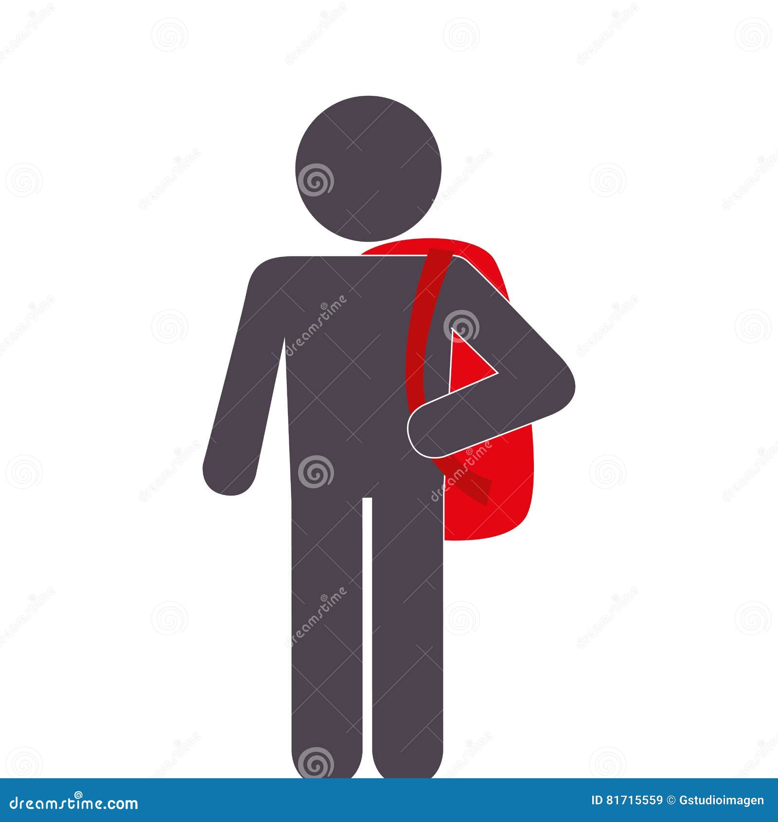 Student Avatar Silhouette Icon Stock Vector - Illustration of vector ...