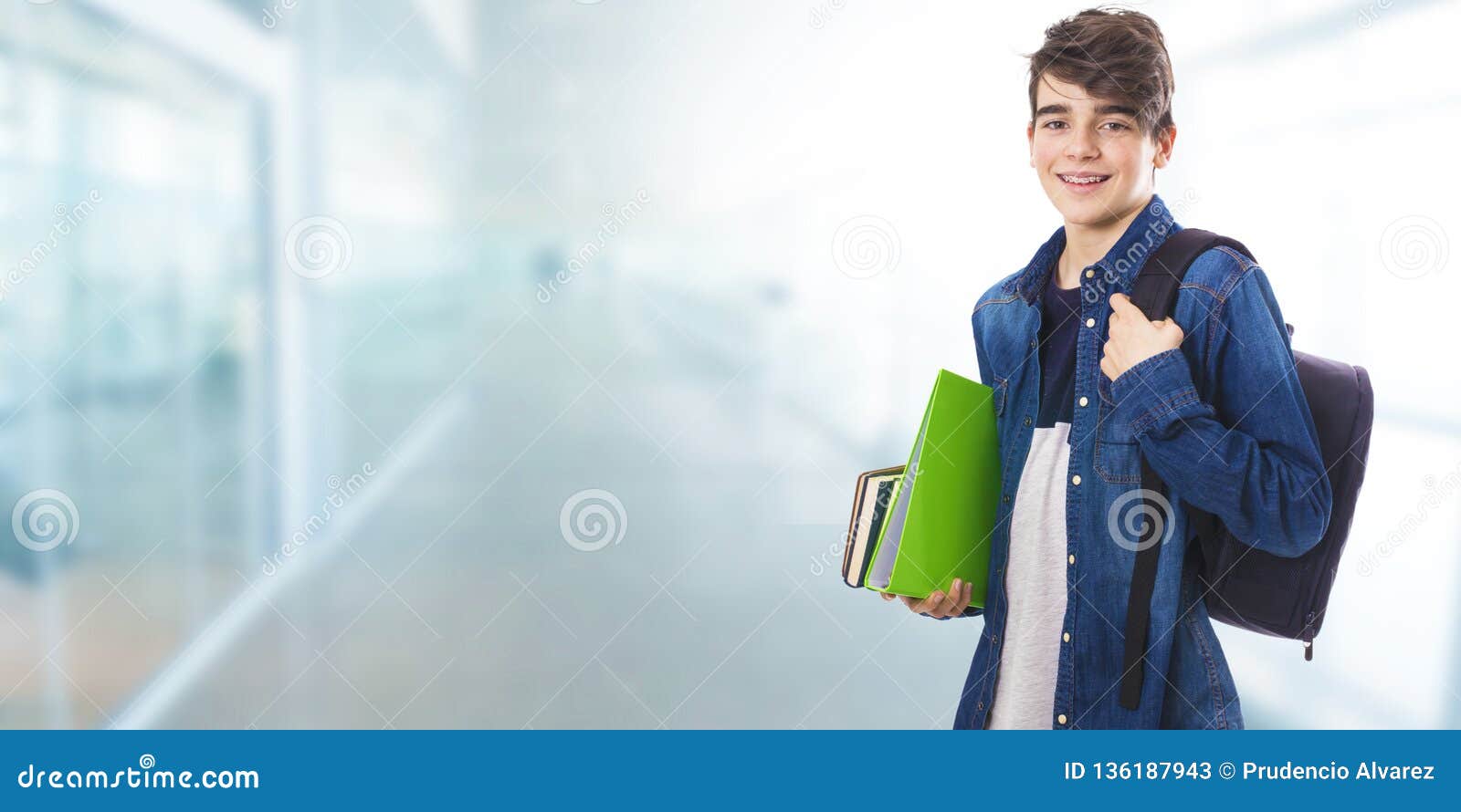 Student with backpack stock image. Image of graphic - 136187943