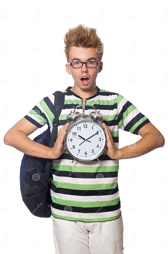 Student being late stock image. Image of learning, delayed - 48208709