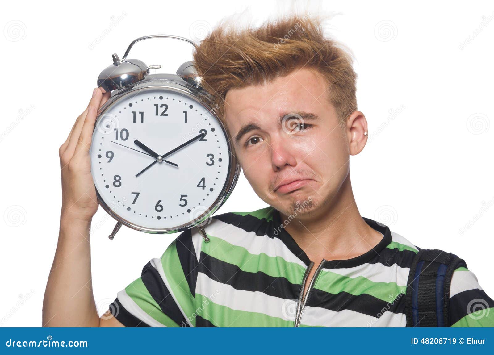 Student being late stock image. Image of alarm, happy - 48208719