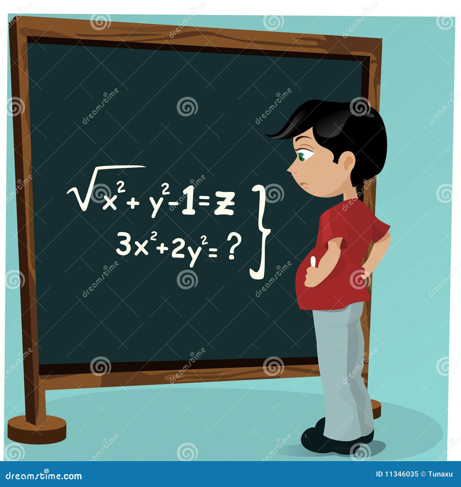 Student blackboard stock vector. Illustration of book - 11346035