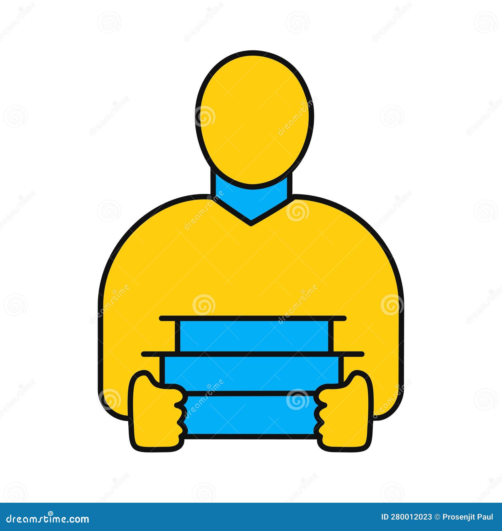 Student, Book, Reading, Man, Student Reading Book Icon Stock Vector ...