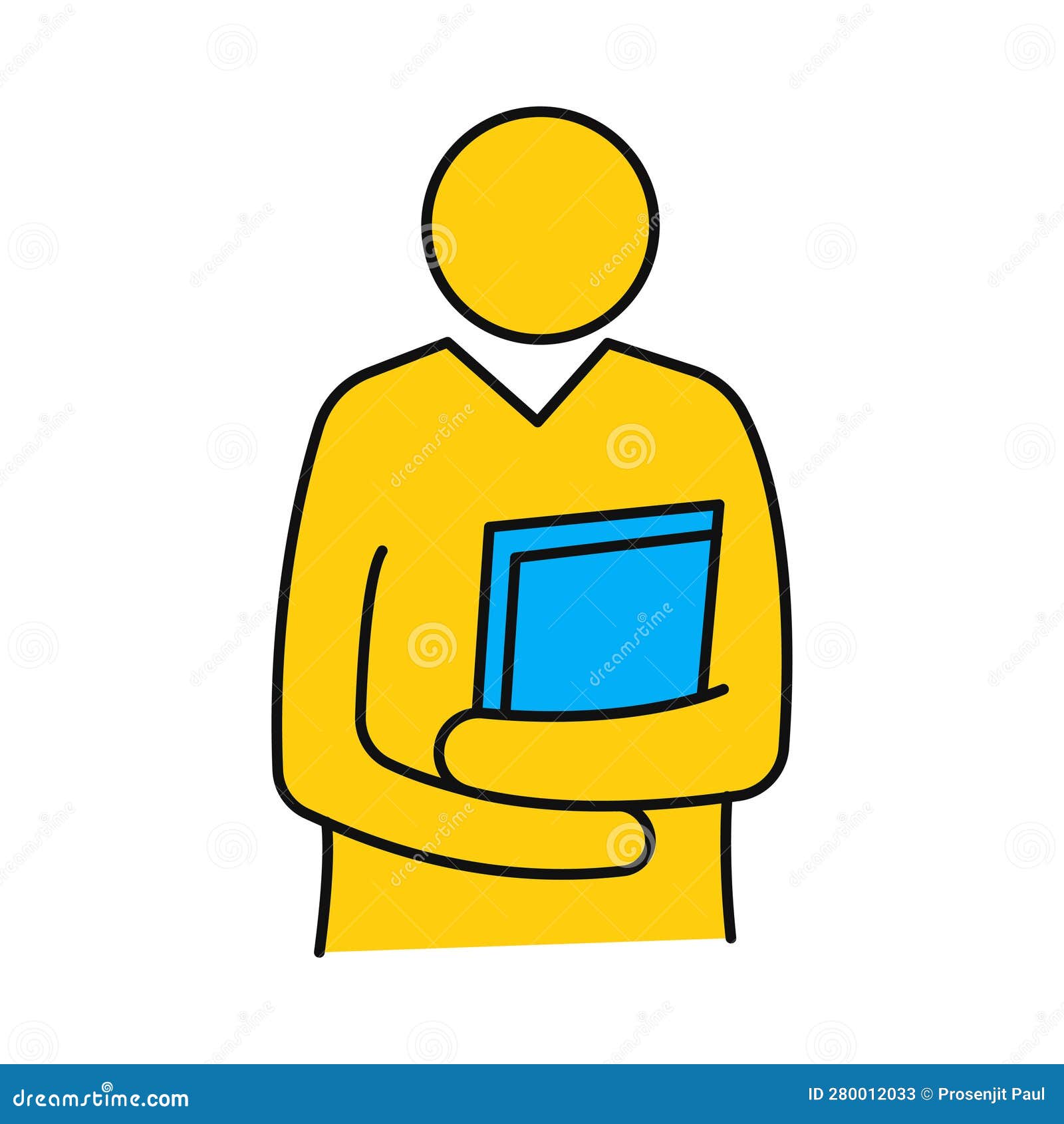 Student, Book, Reading, Man, Student Reading Book Icon Stock Vector ...