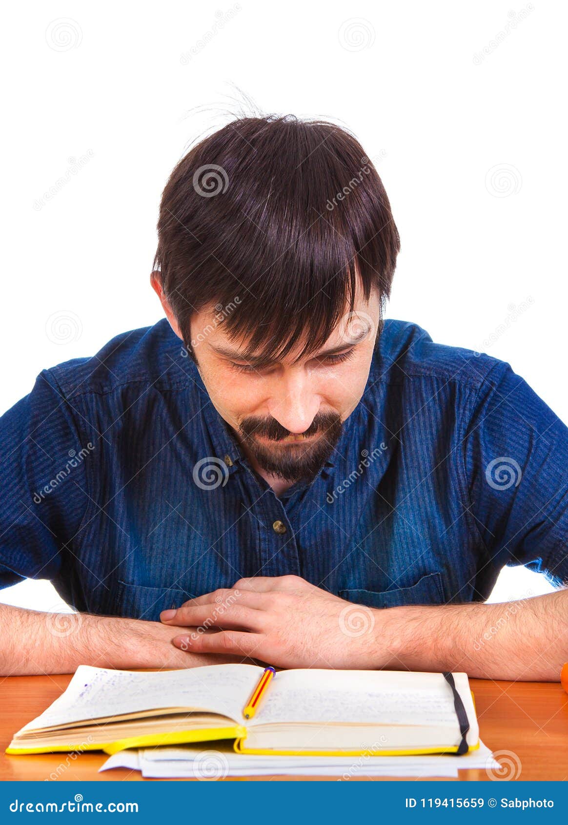 Student with a Book stock image. Image of handsome, attractive - 119415659