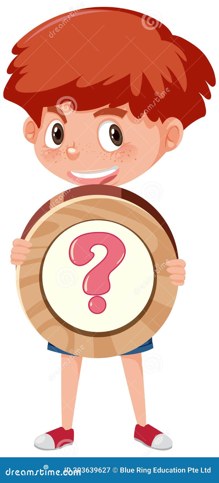 Student Boy Holding Basic Math Symbol or Sign Cartoon Character ...