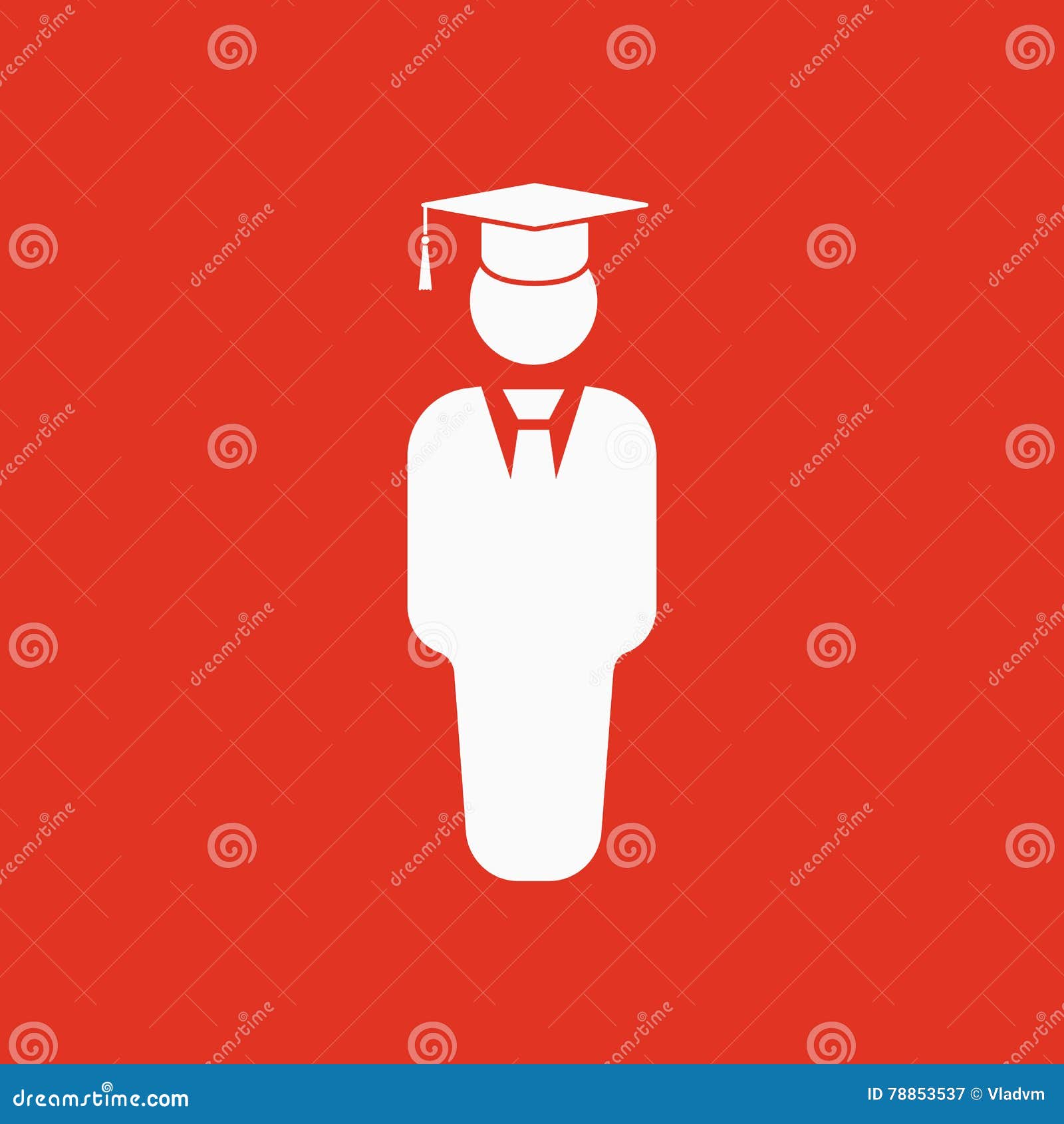 The Student Boy Icon. School and Academy, College, Education Symbol ...