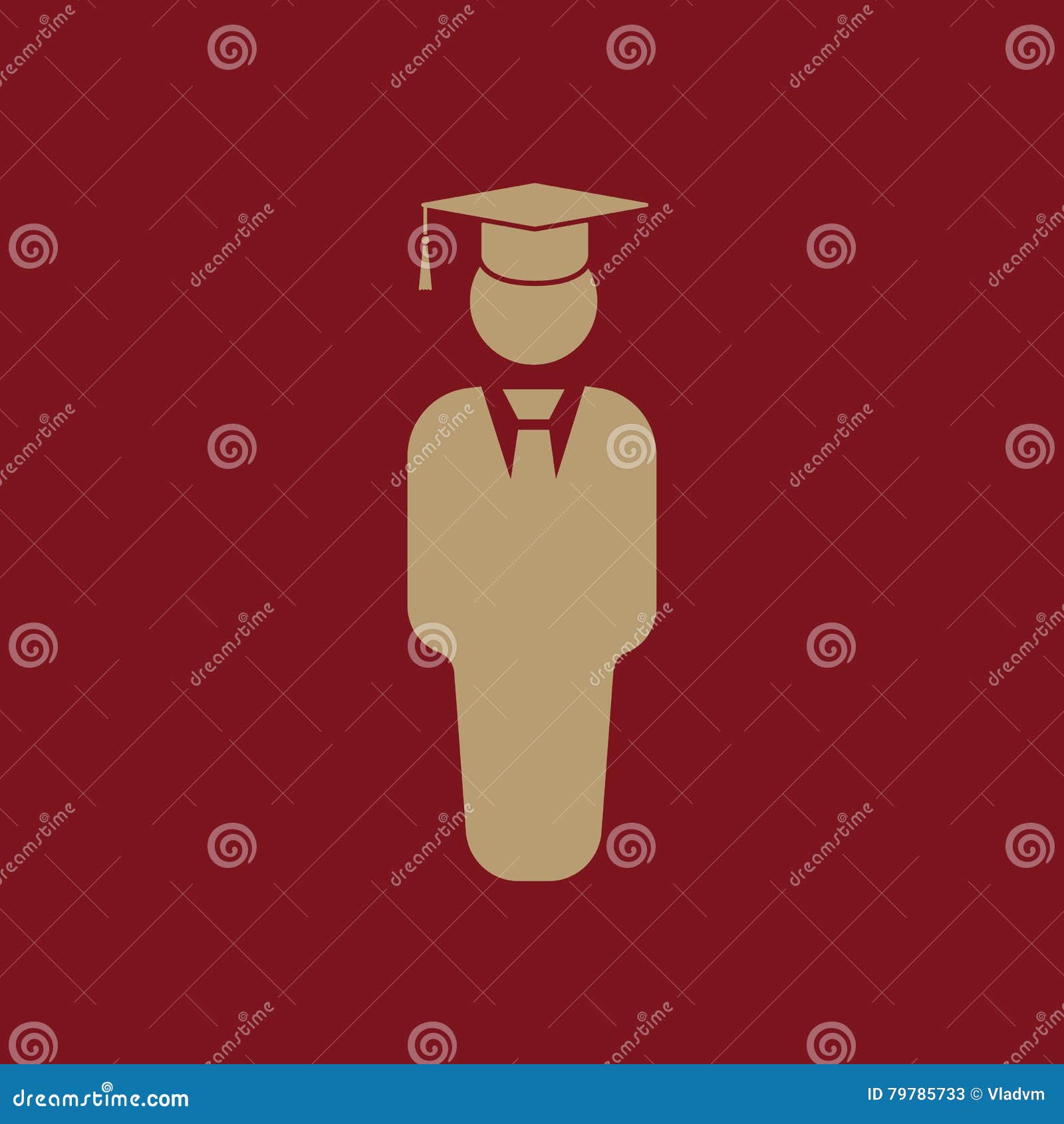 The Student Boy Icon. School and Academy, College, Education Symbol ...