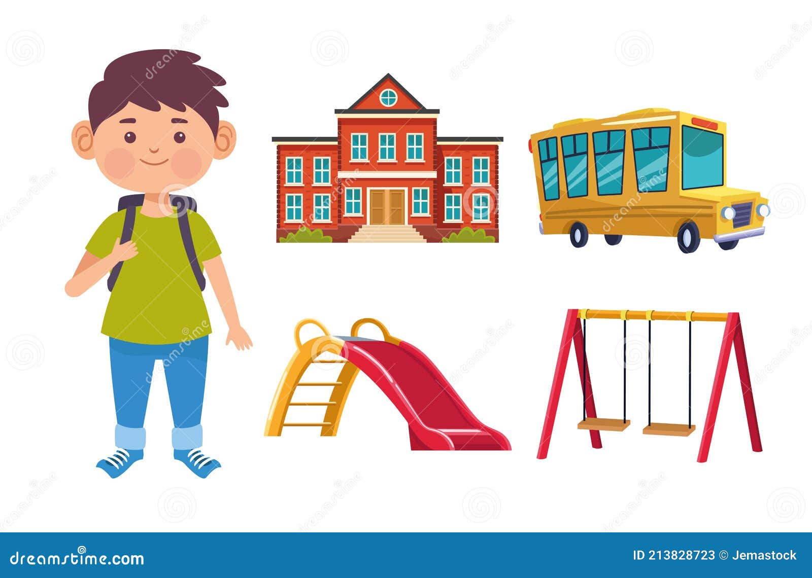 Student boy icons stock vector. Illustration of expression - 213828723