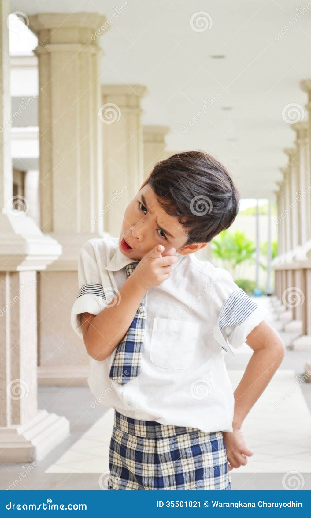 Student Boy Pointing Finger Stock Image - Image of study, preschool ...