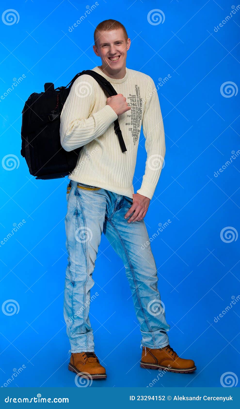 Student Carrying Bag and Books Stock Photo - Image of hold, glad: 23294152