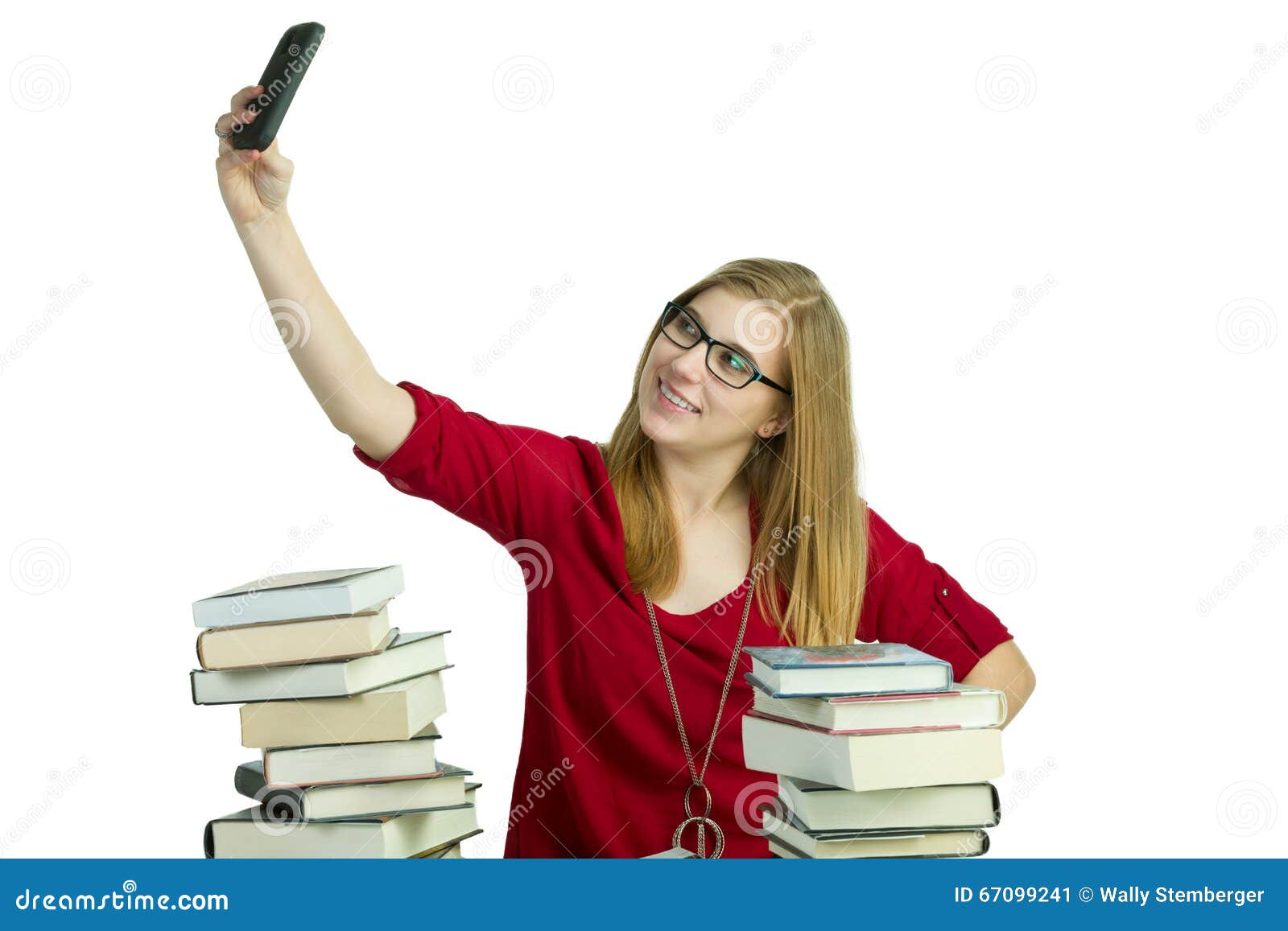 Student on cellphone stock image. Image of display, modern - 67099241