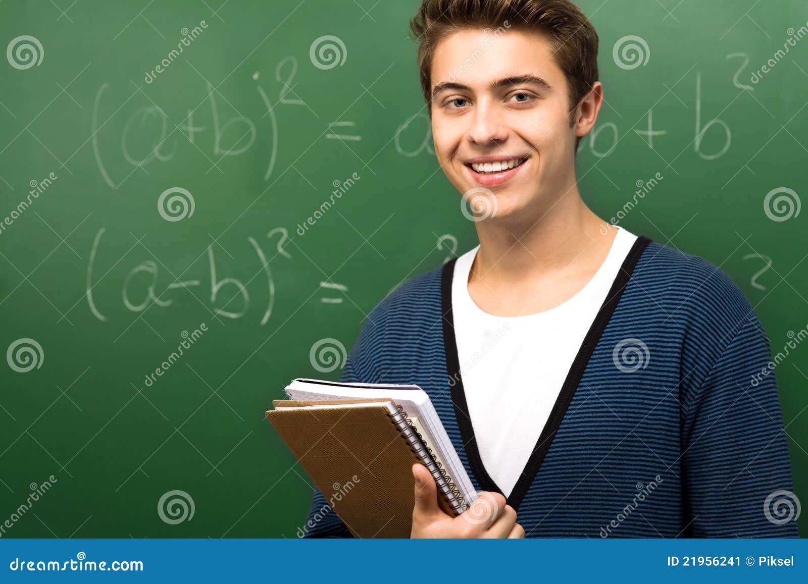 Student by Chalkboard stock image. Image of students - 21956241