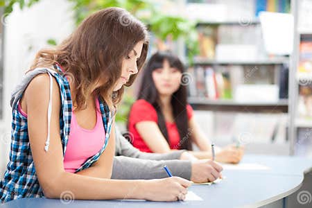 Student Cheating at Test Exam Stock Photo - Image of indoor, knowledge ...