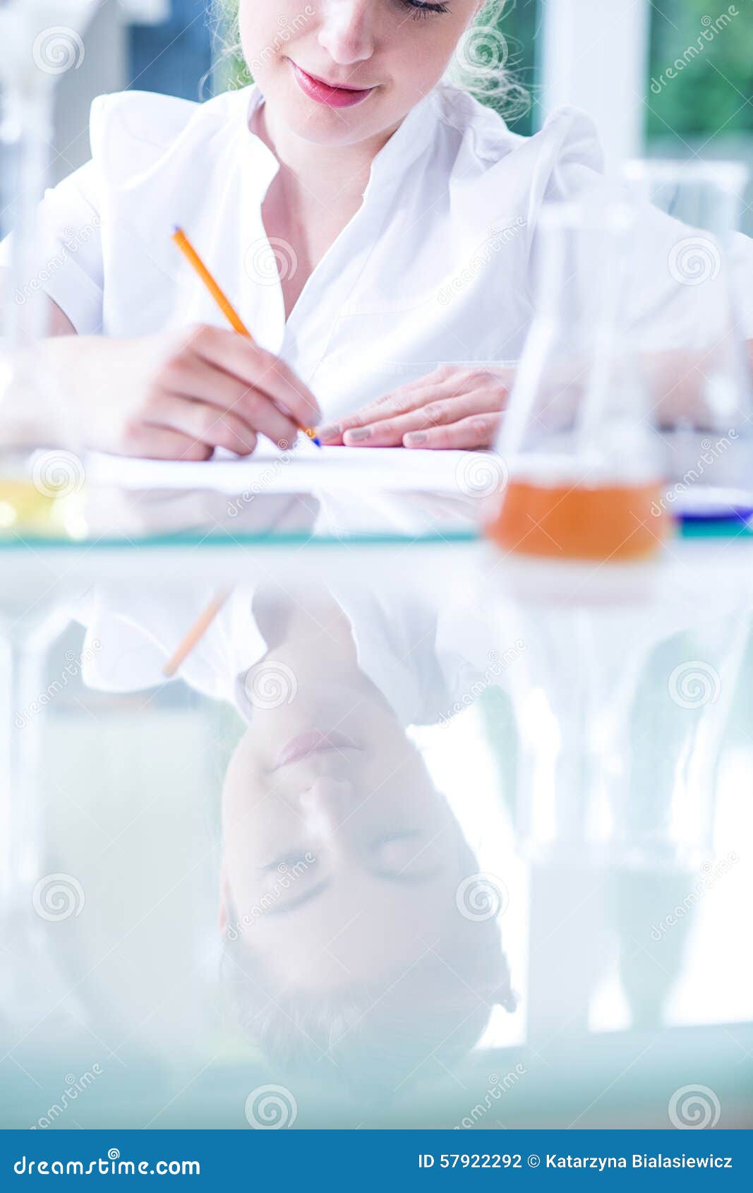 Student in chemistry class stock photo. Image of scientist - 57922292