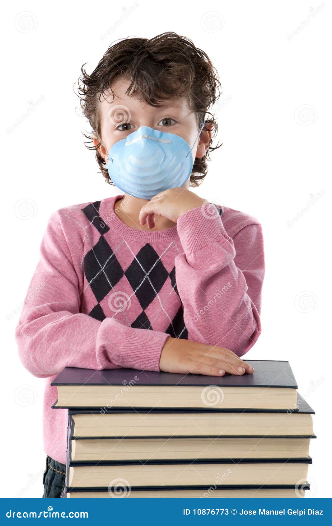 Student Child Infected with Influenza a Stock Image - Image of infected ...